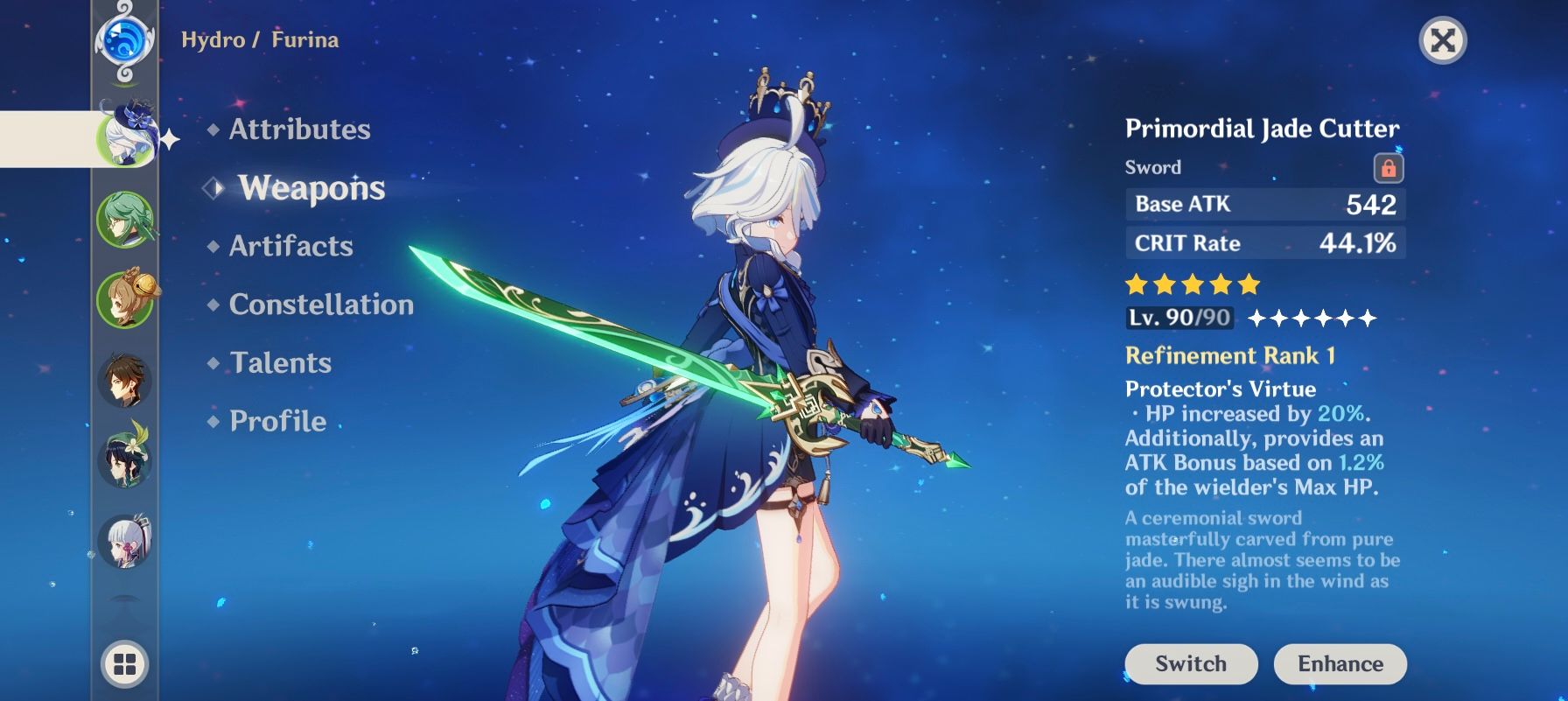 who deserves the jade cutter more? Genshin Impact | HoYoLAB