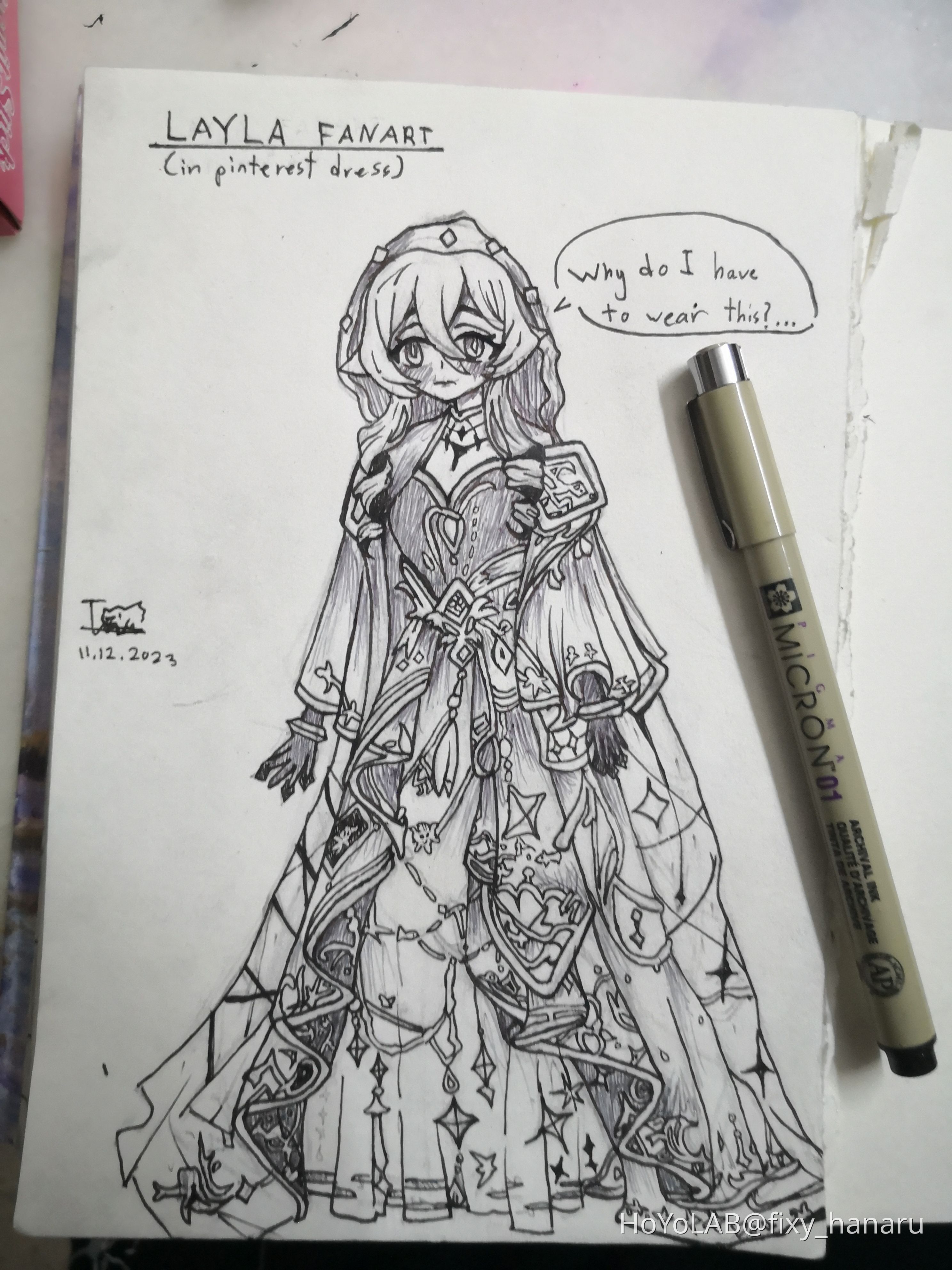 Layla fanart💙 Genshin Impact | HoYoLAB