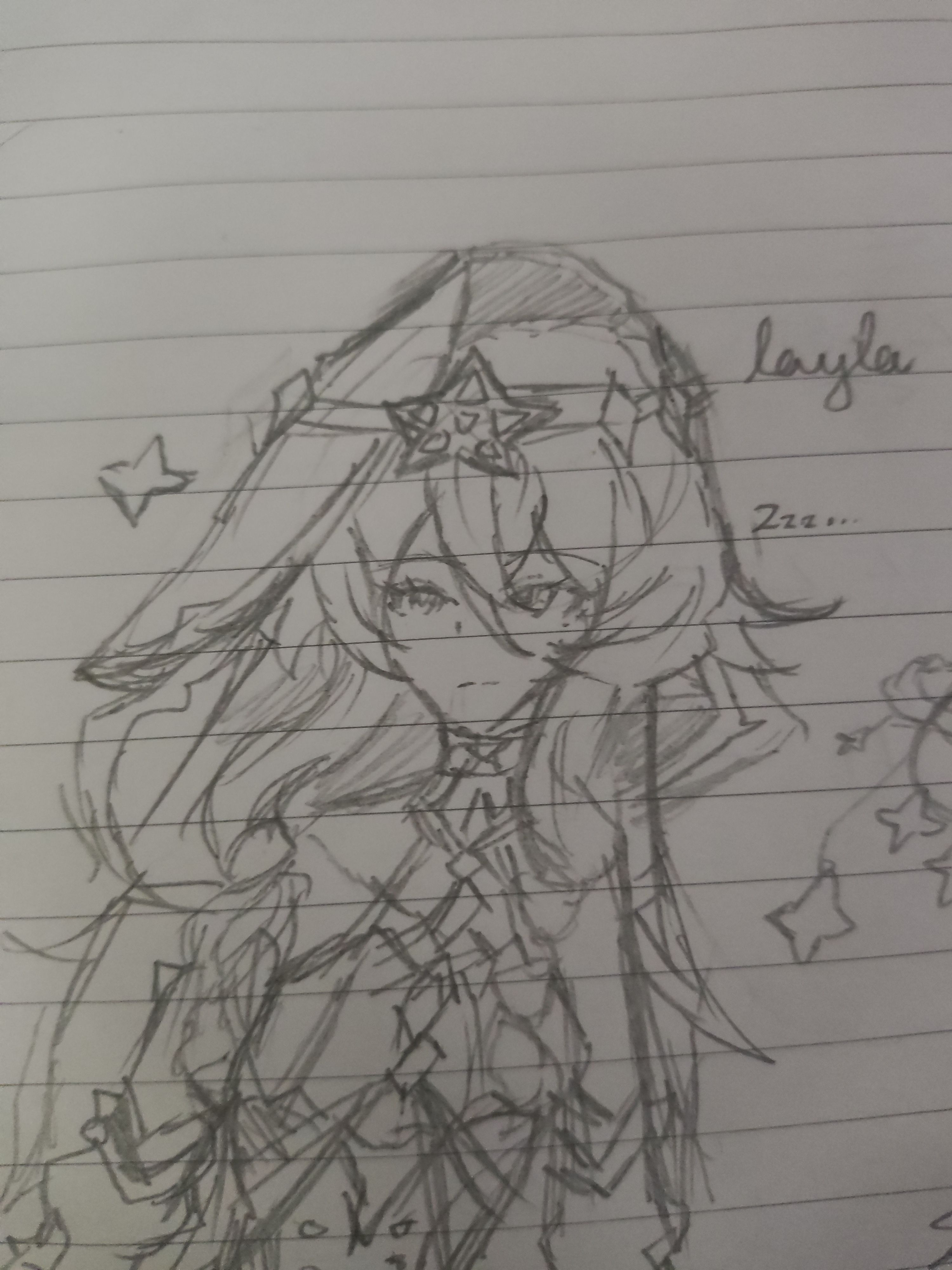 rate my layla drawing plzz Genshin Impact | HoYoLAB