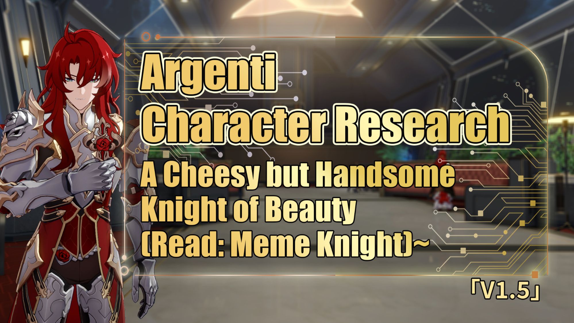 Argenti Character Research | A Cheesy but Handsome Knight of Beauty ...