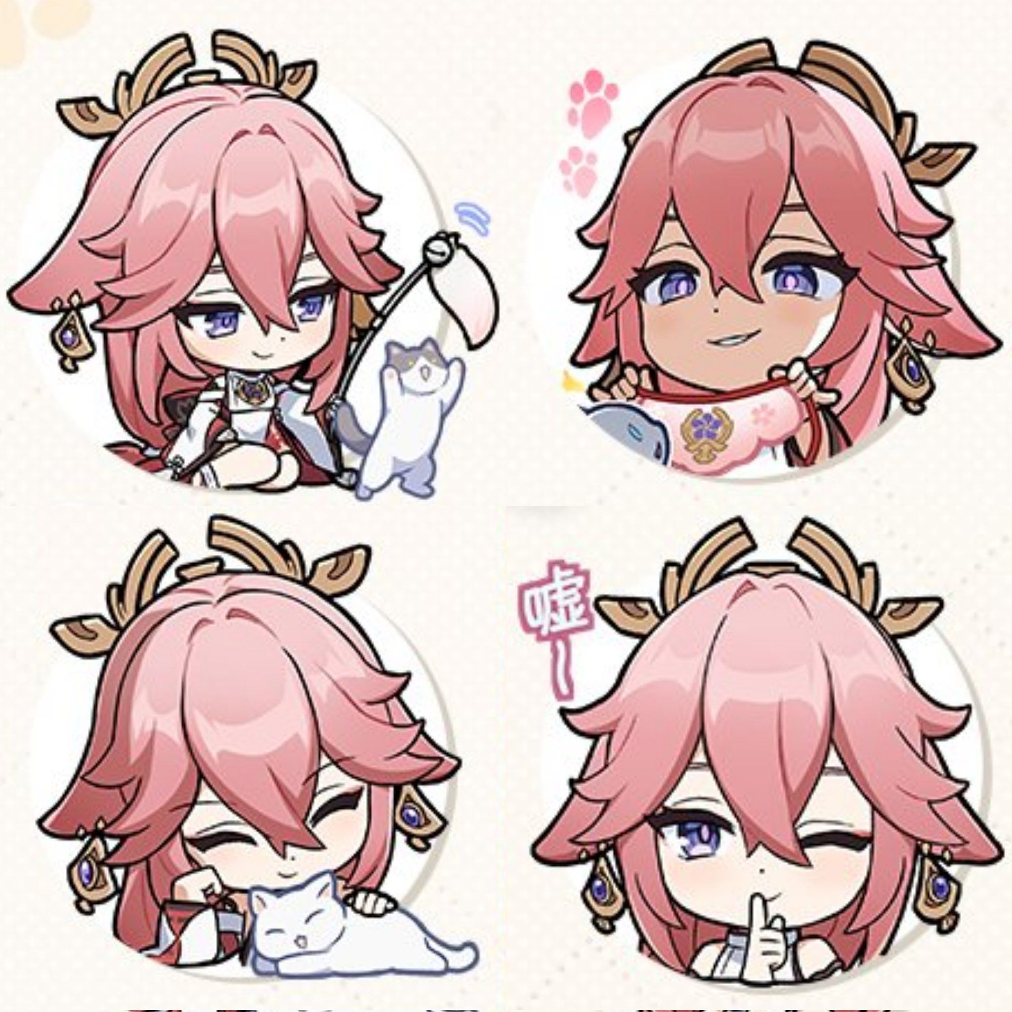 New Yae & Gorou official sticker 🥹 Genshin Impact | HoYoLAB