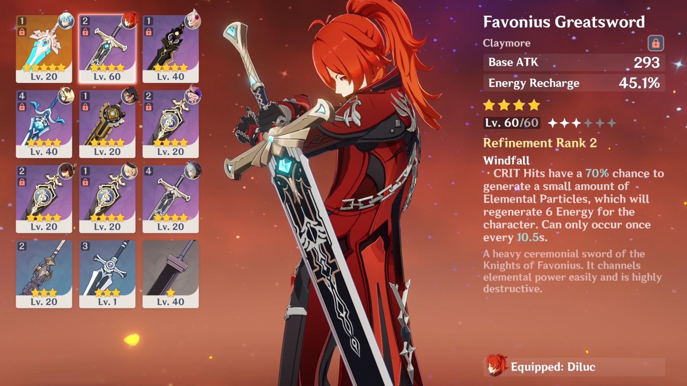 Someone deleted my friend’s diluc sword hoyo Genshin Impact | HoYoLAB