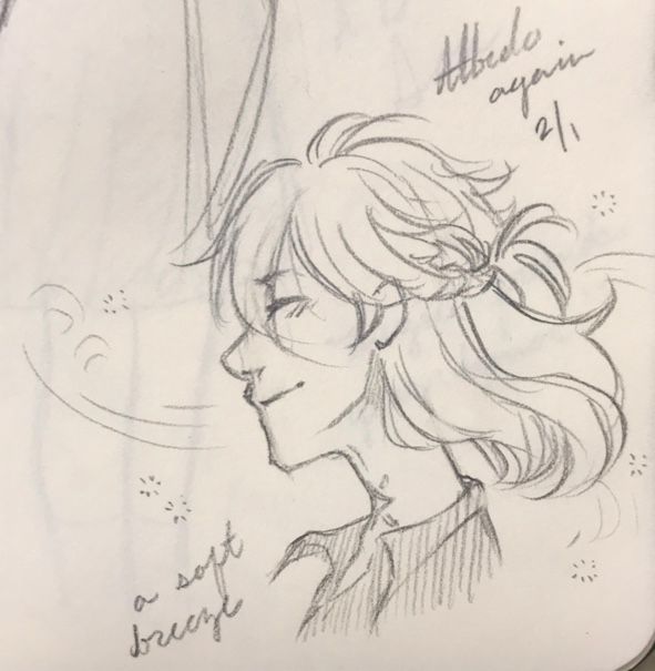 Old Albedo Sketches Genshin Impact | HoYoLAB