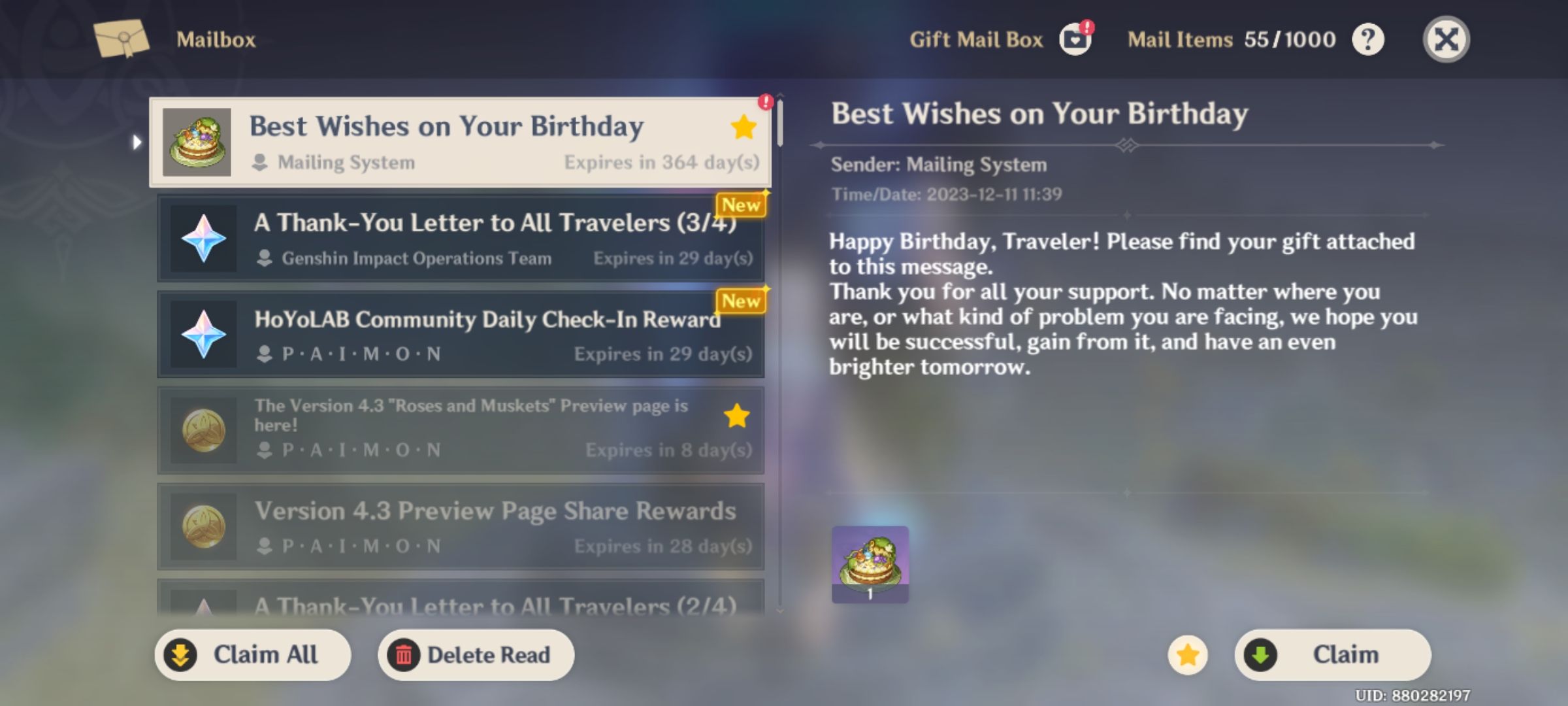 Genshin Birthday Wishes Genshin Impact | HoYoLAB