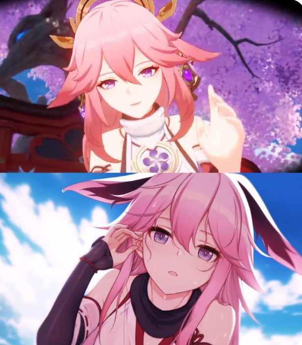 Yae miko and Yae Sakura💖 Genshin Impact | HoYoLAB