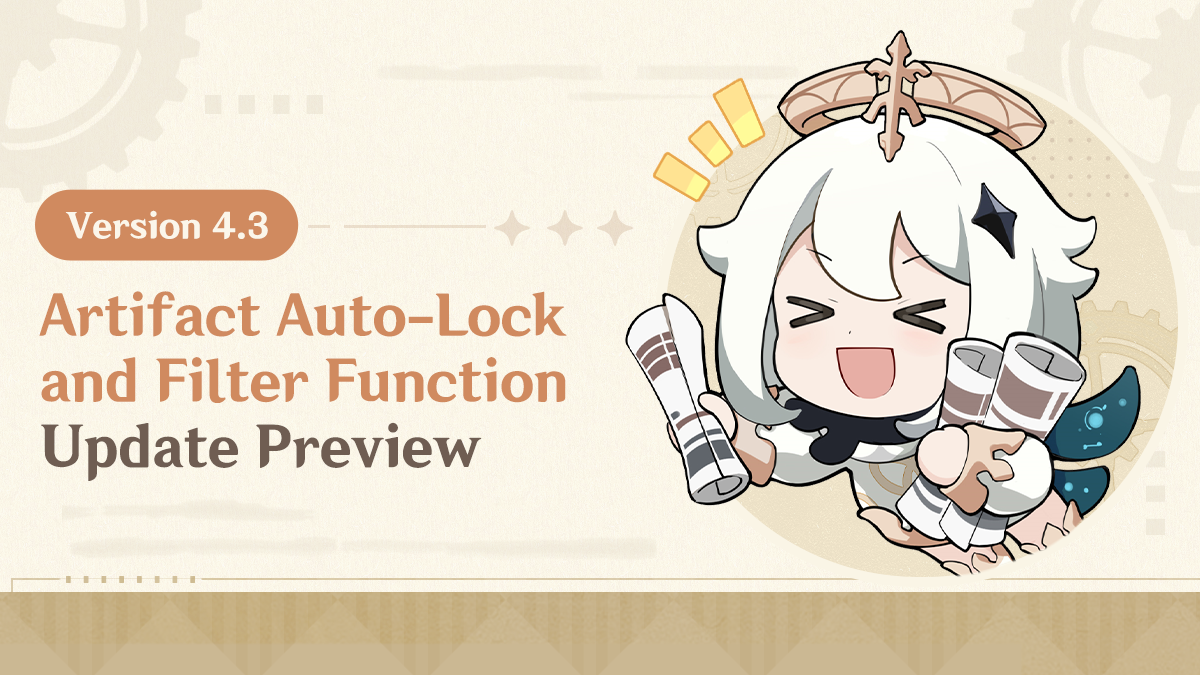 Artifact Auto-Lock and Filter Function Update Preview Genshin Impact | HoYoLAB