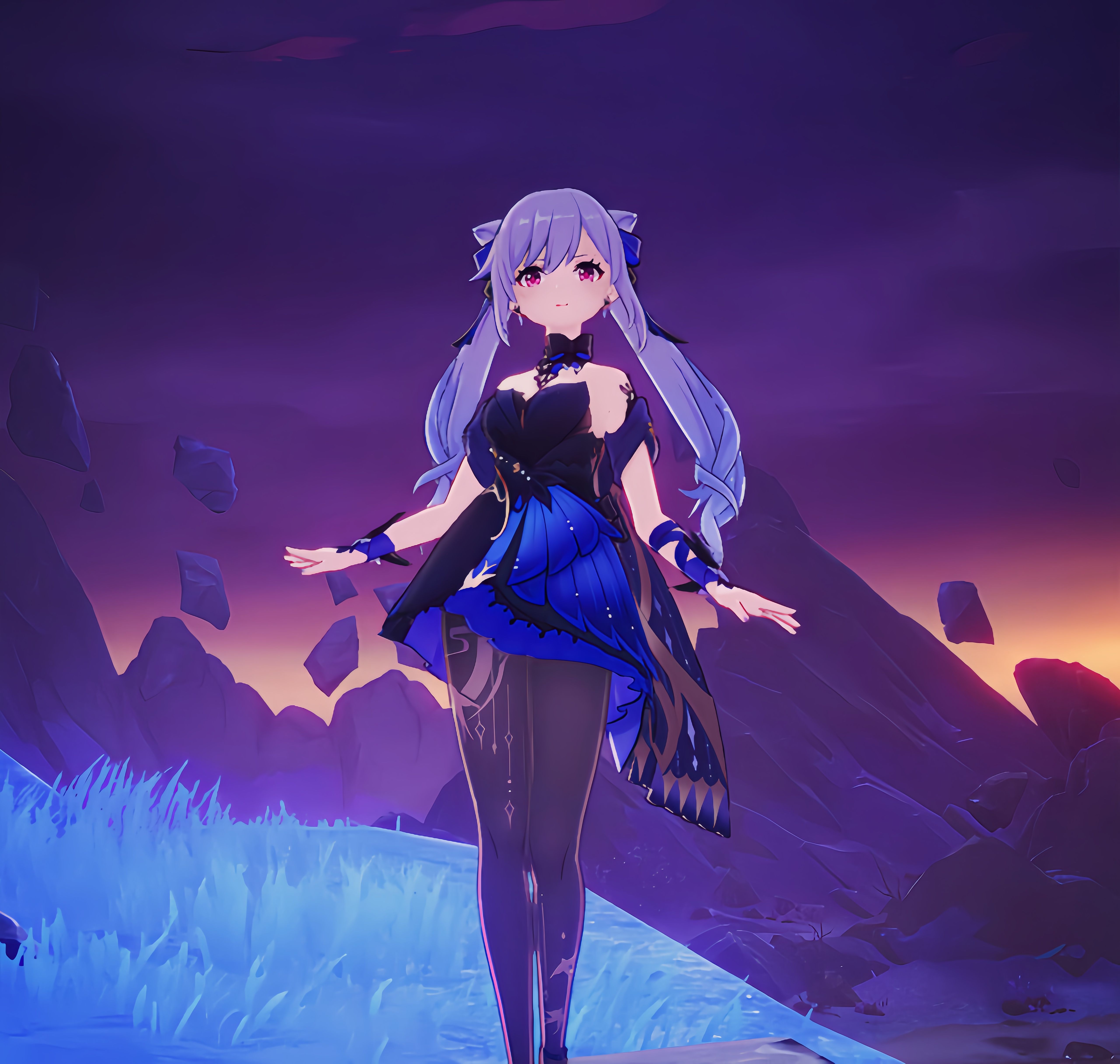 keqing beautiful 💜 Genshin Impact | HoYoLAB