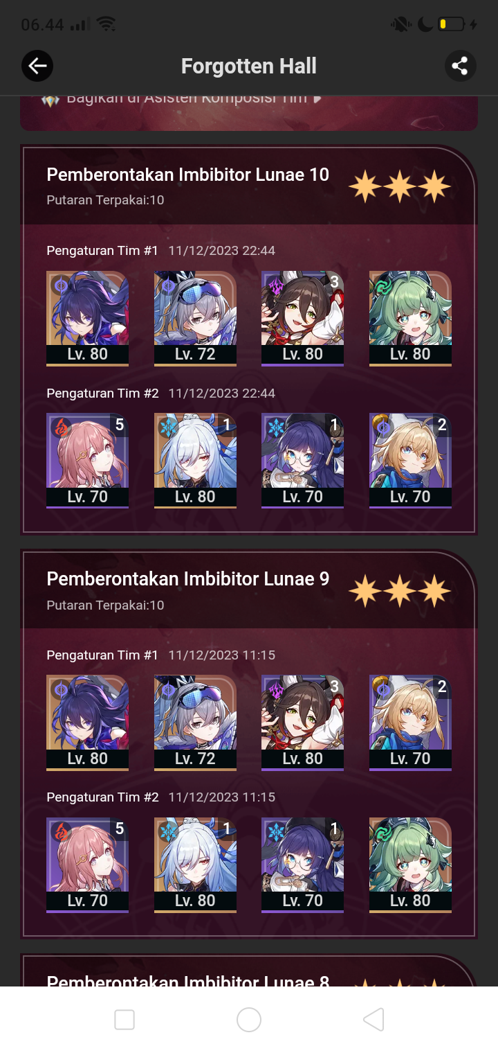 Pertama kali Fullstar MoC dan minta saran gacha Honkai: Star Rail | HoYoLAB