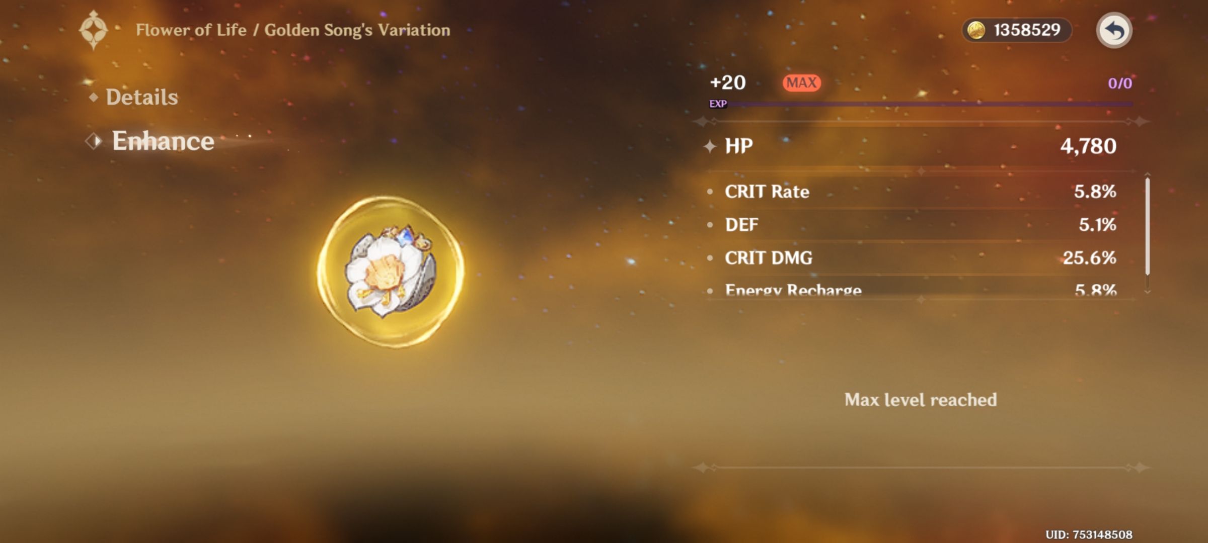 my first ever GOOD artifact (idk all rolled on crit) Genshin Impact ...