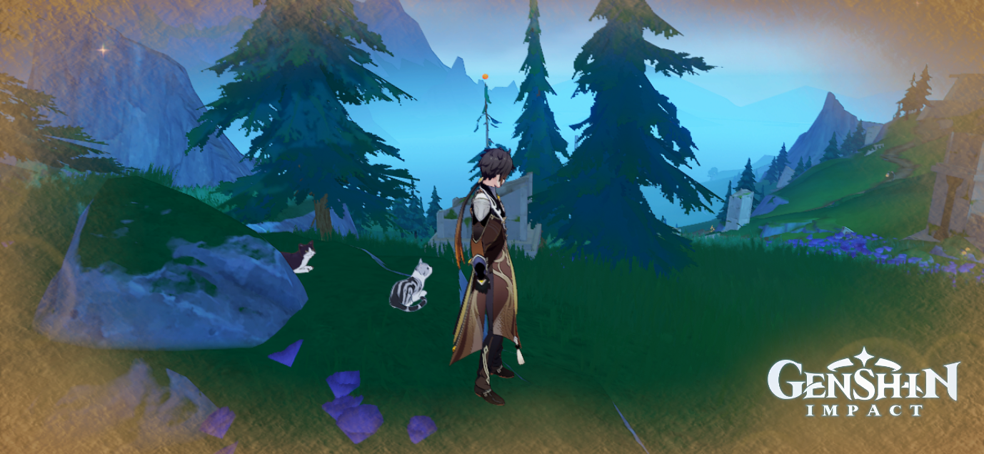 Another random cat location Genshin Impact | HoYoLAB