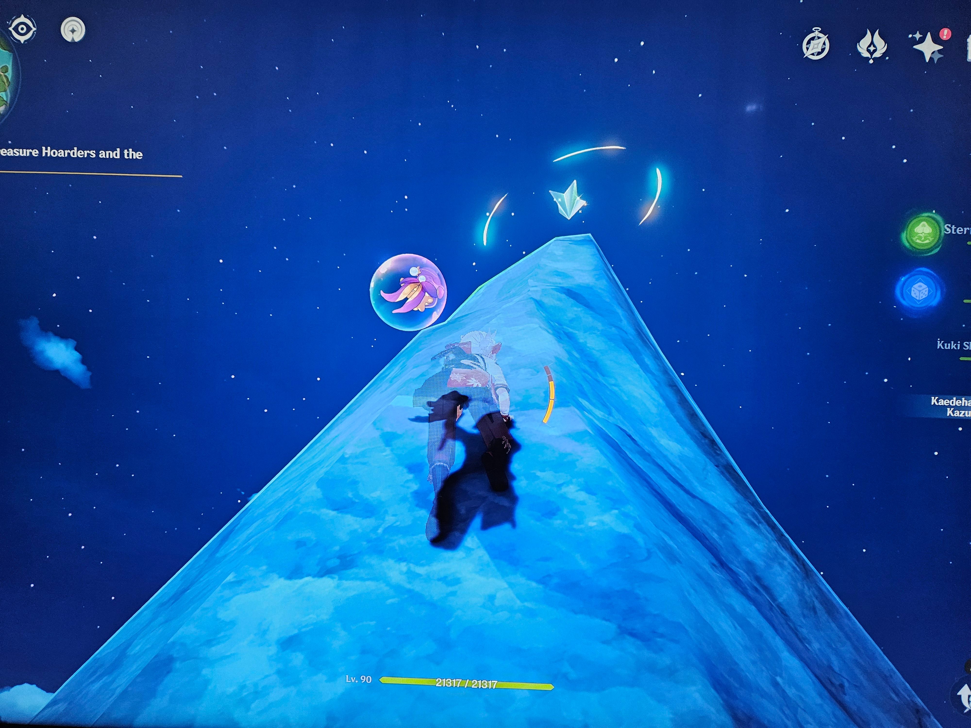 Triangle thing above mountain erinnyes forest? Genshin Impact | HoYoLAB