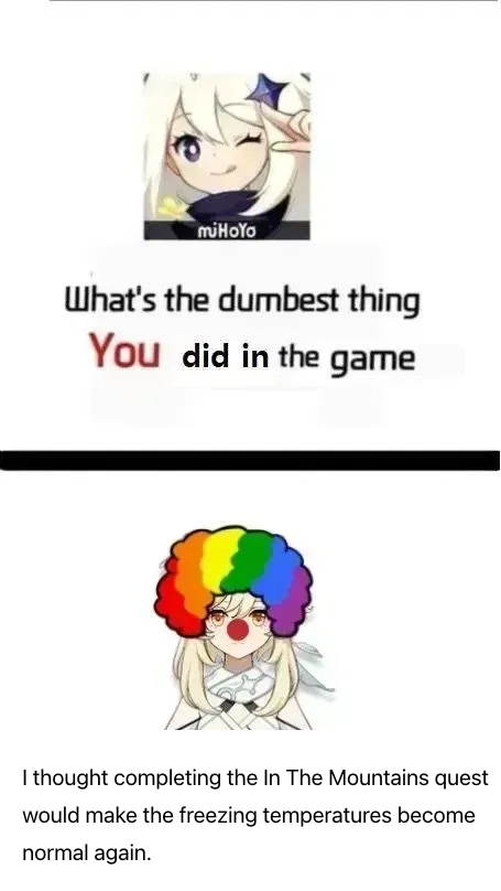 “ICE BE GONE- what, why is my character dead?” Genshin Impact | HoYoLAB