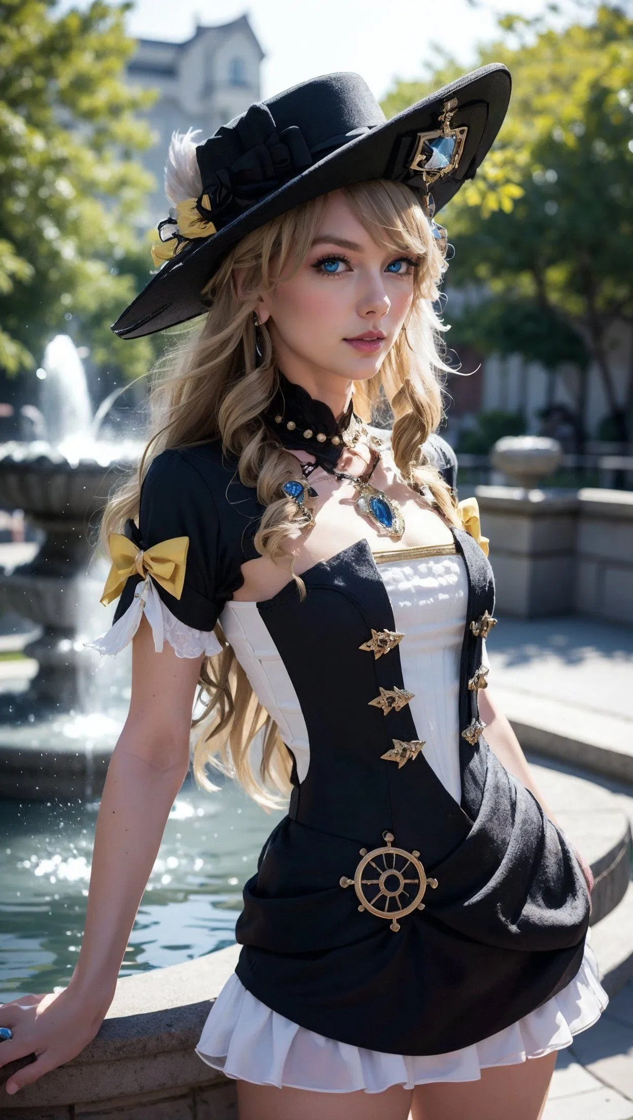 I think Taylor Swift should Collab with Genshin Impact.😁 Navia looks like her a lot! Or is it ...