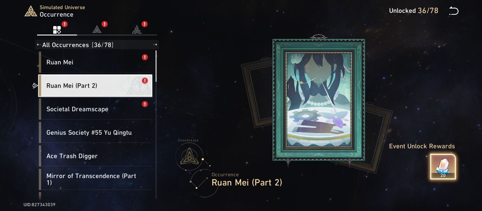 2 ruan mei in 1 run lucky Honkai: Star Rail | HoYoLAB