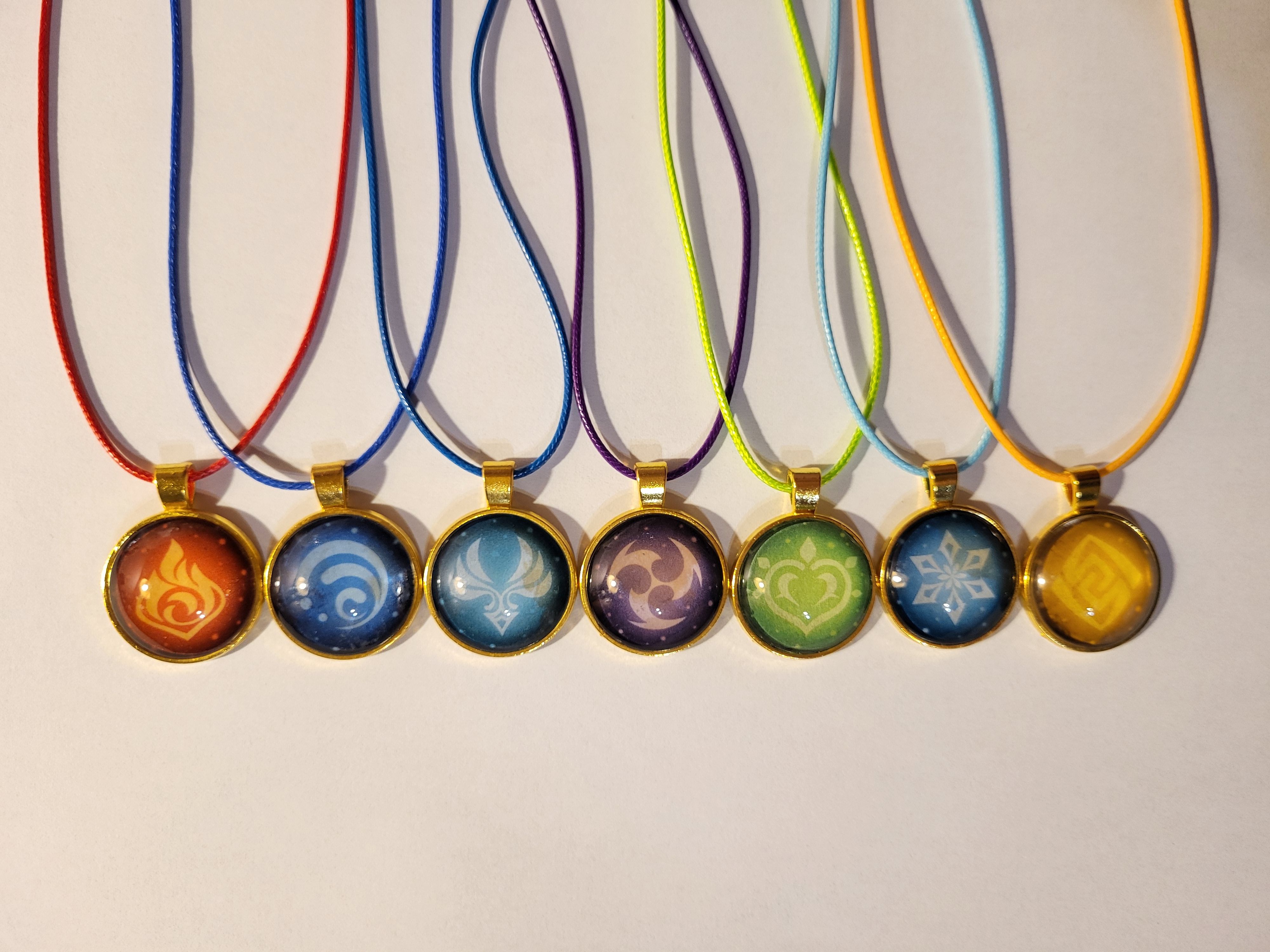 Complete edition of handmade element necklaces Genshin Impact | HoYoLAB