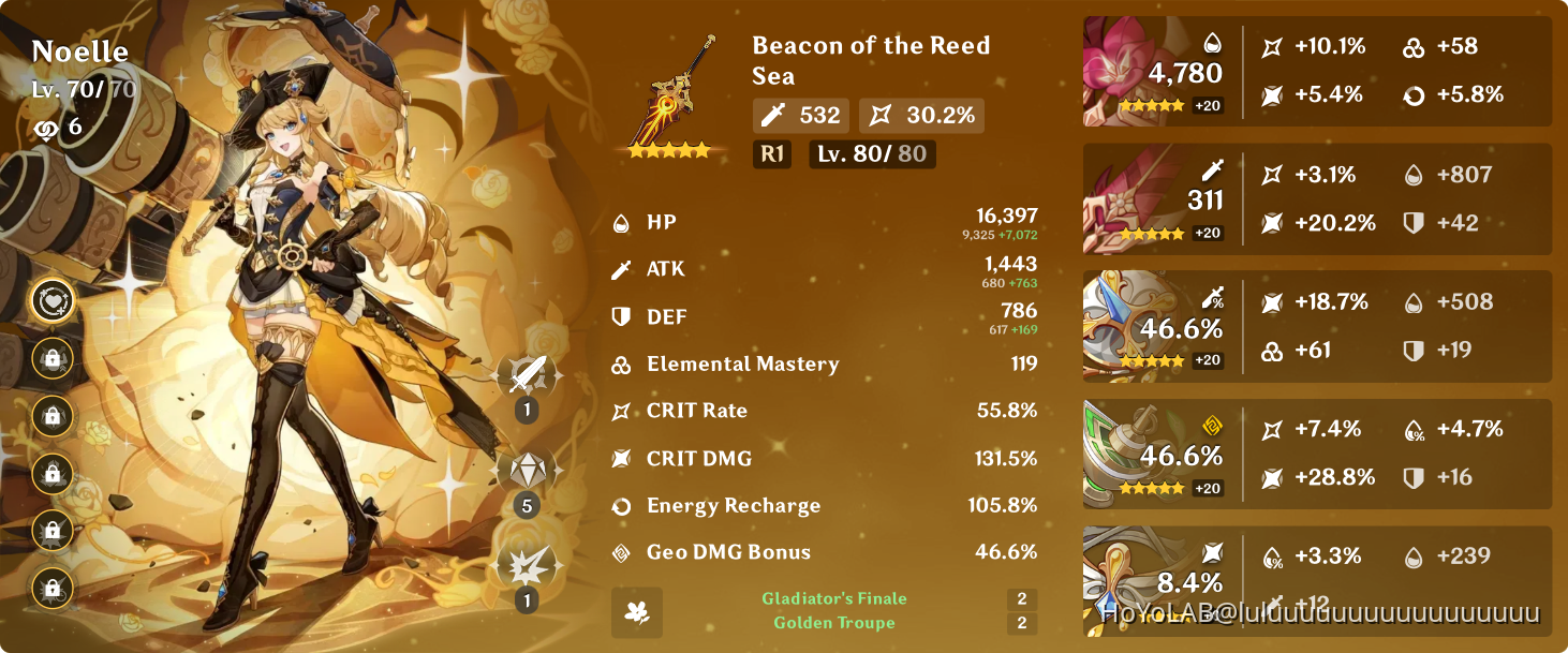 navia build (in progress) Genshin Impact | HoYoLAB