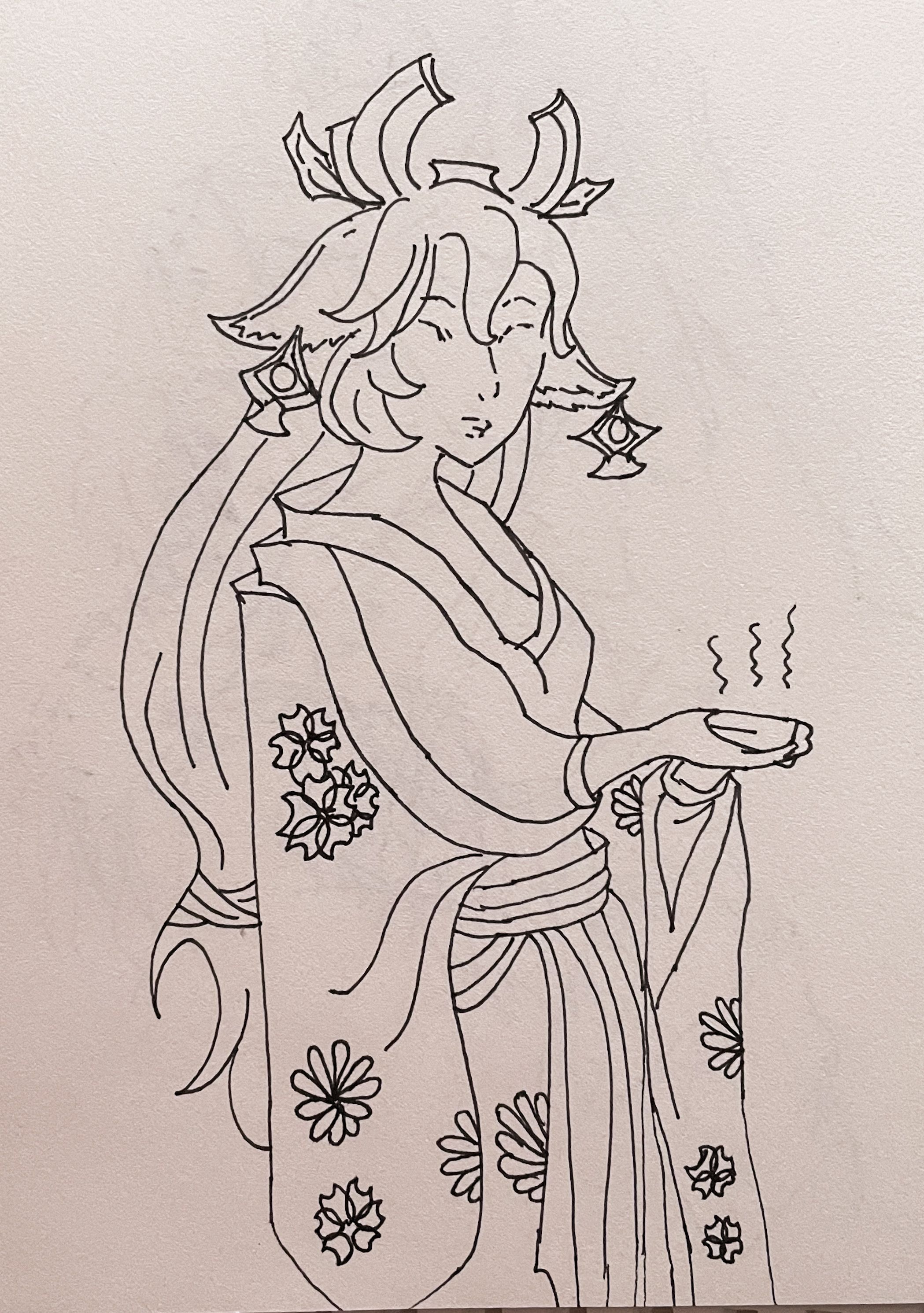 Yae miko tea ceremony Genshin Impact | HoYoLAB