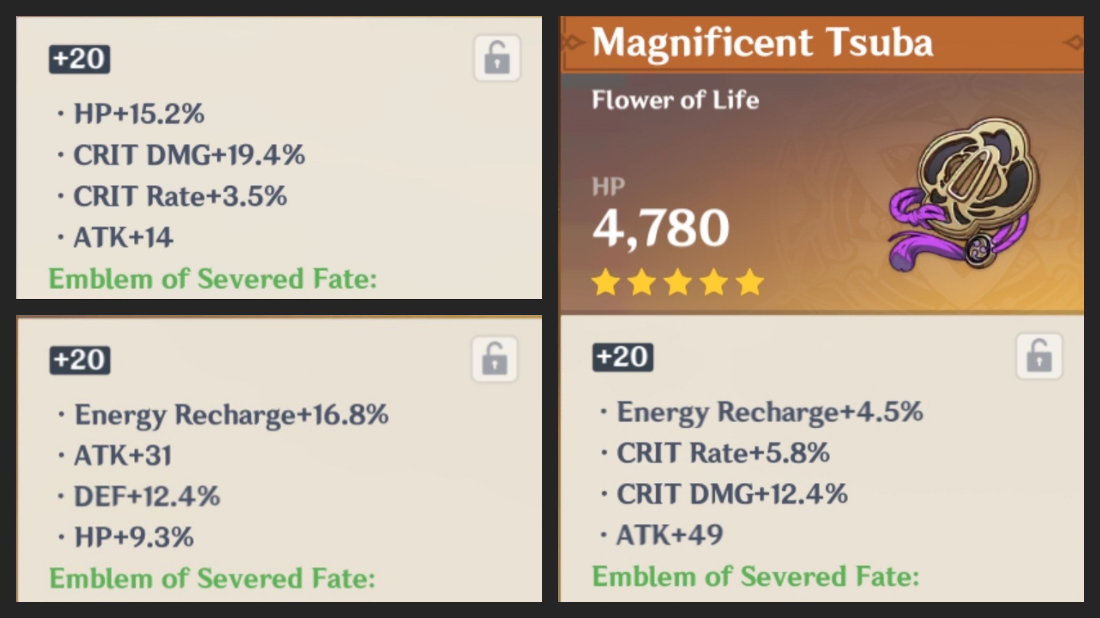 Raiden Shogun artifact Genshin Impact | HoYoLAB