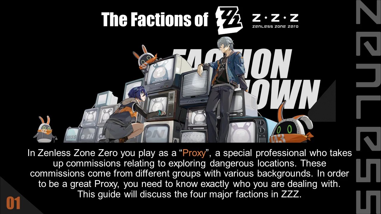 Quick Factions Guide - Get to know the factions of ZZZ! (By: Ithagnal) Zenless Zone Zero | HoYoLAB