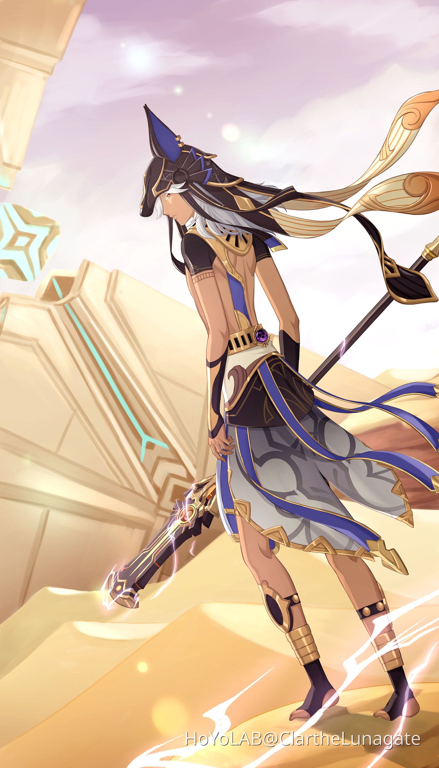 Cyno and Mausoleum of King Deshret Genshin Impact | HoYoLAB