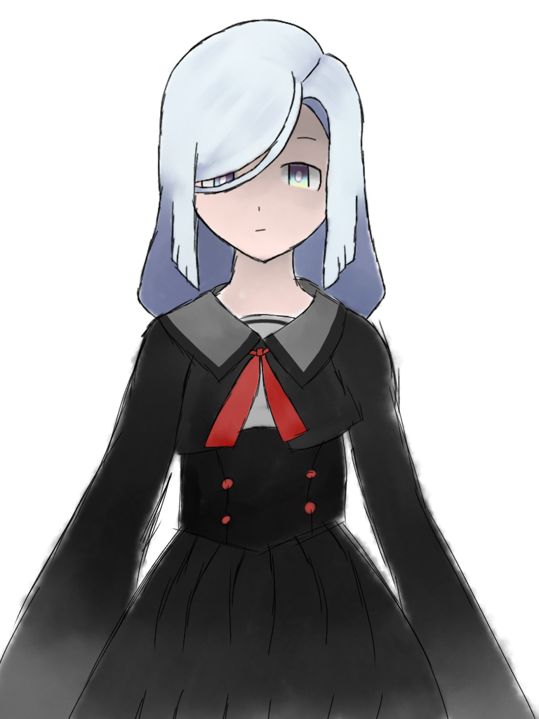 Shenhe in n25 outfit (Second pic is the original) Genshin Impact | HoYoLAB