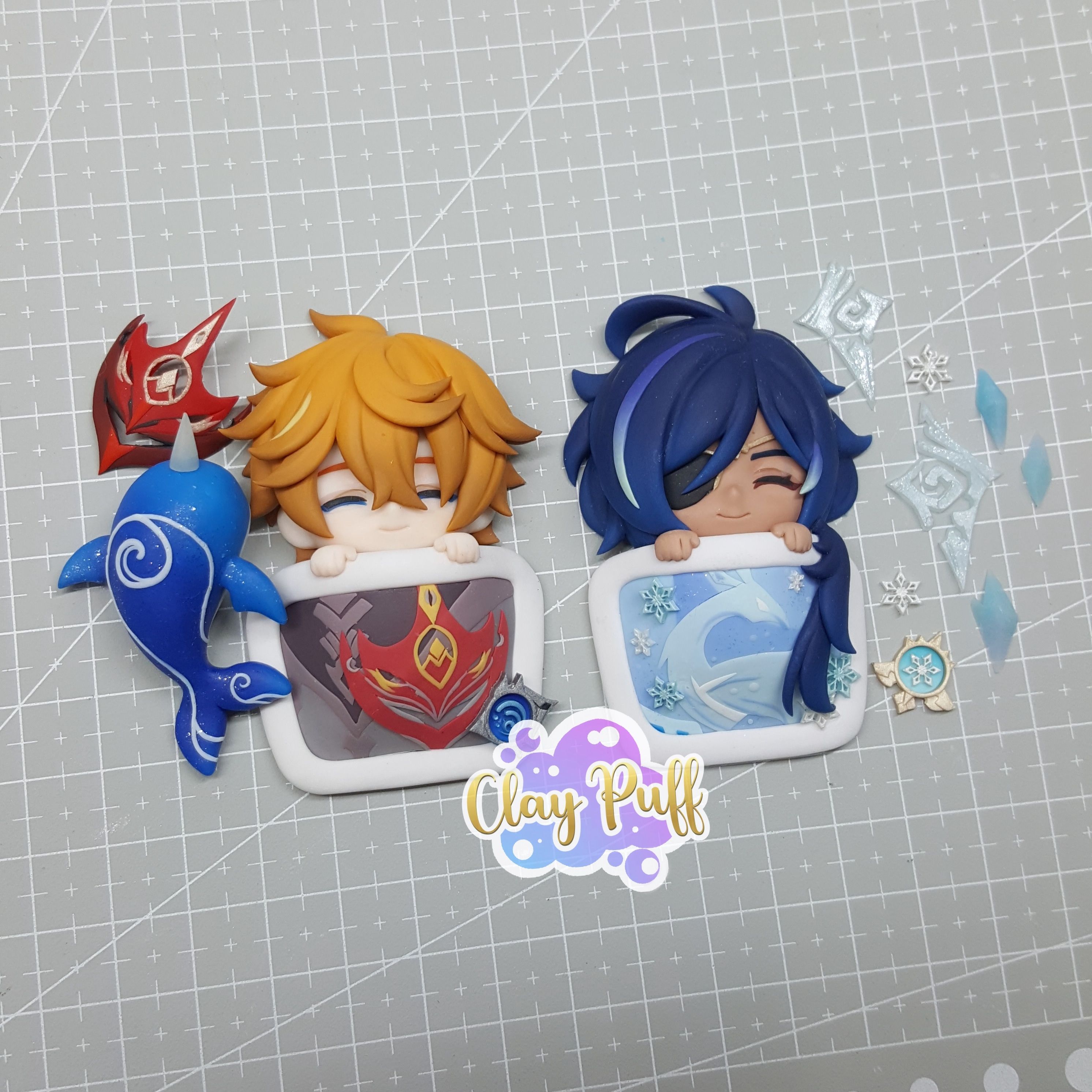 Naptime Chibi Childe and Chibi Kaeya. Genshin Impact | HoYoLAB