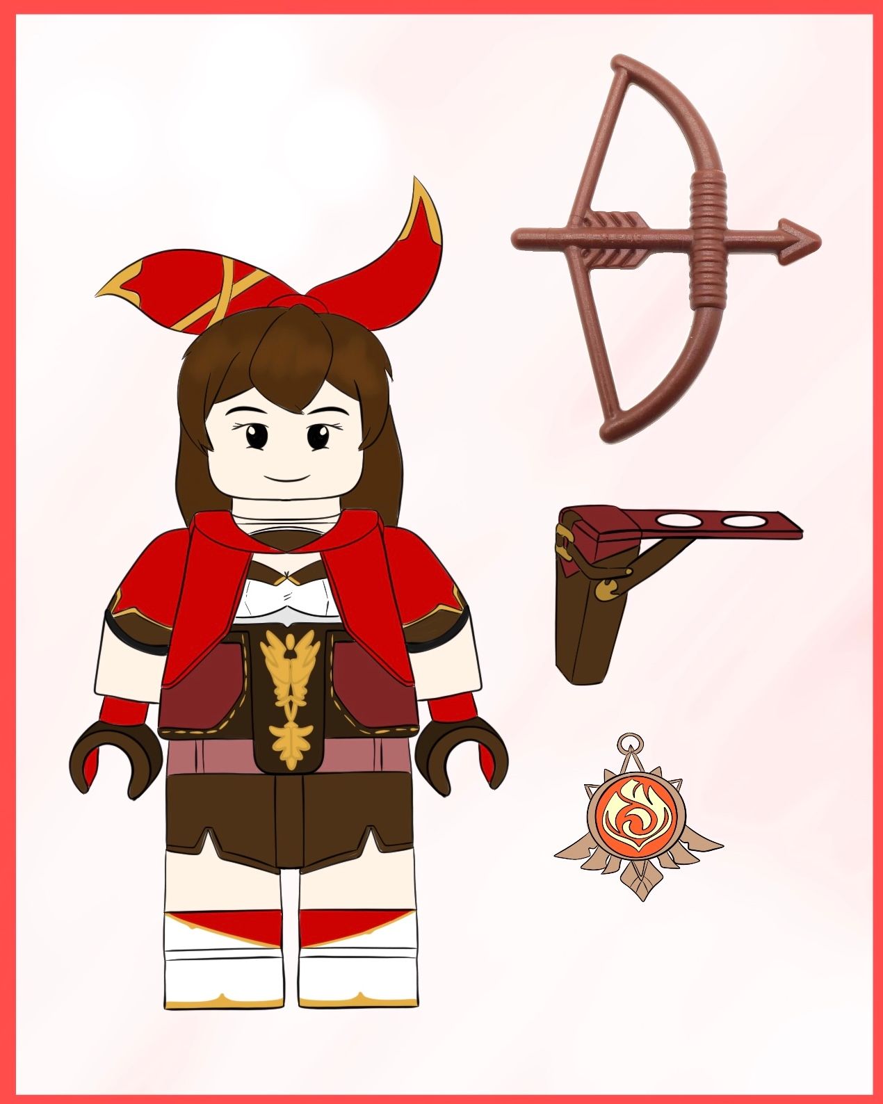 Lego Amber Genshin Impact | HoYoLAB