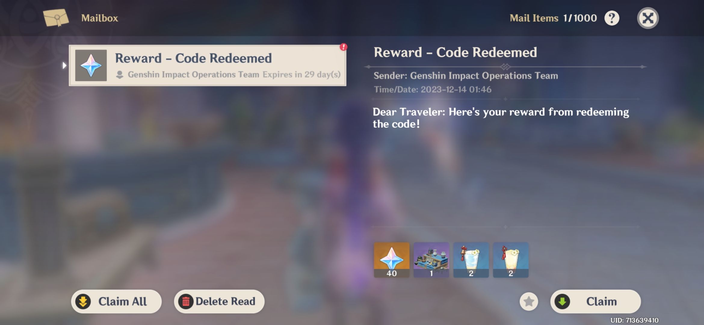 Genshin x LiHO TEA code Genshin Impact | HoYoLAB