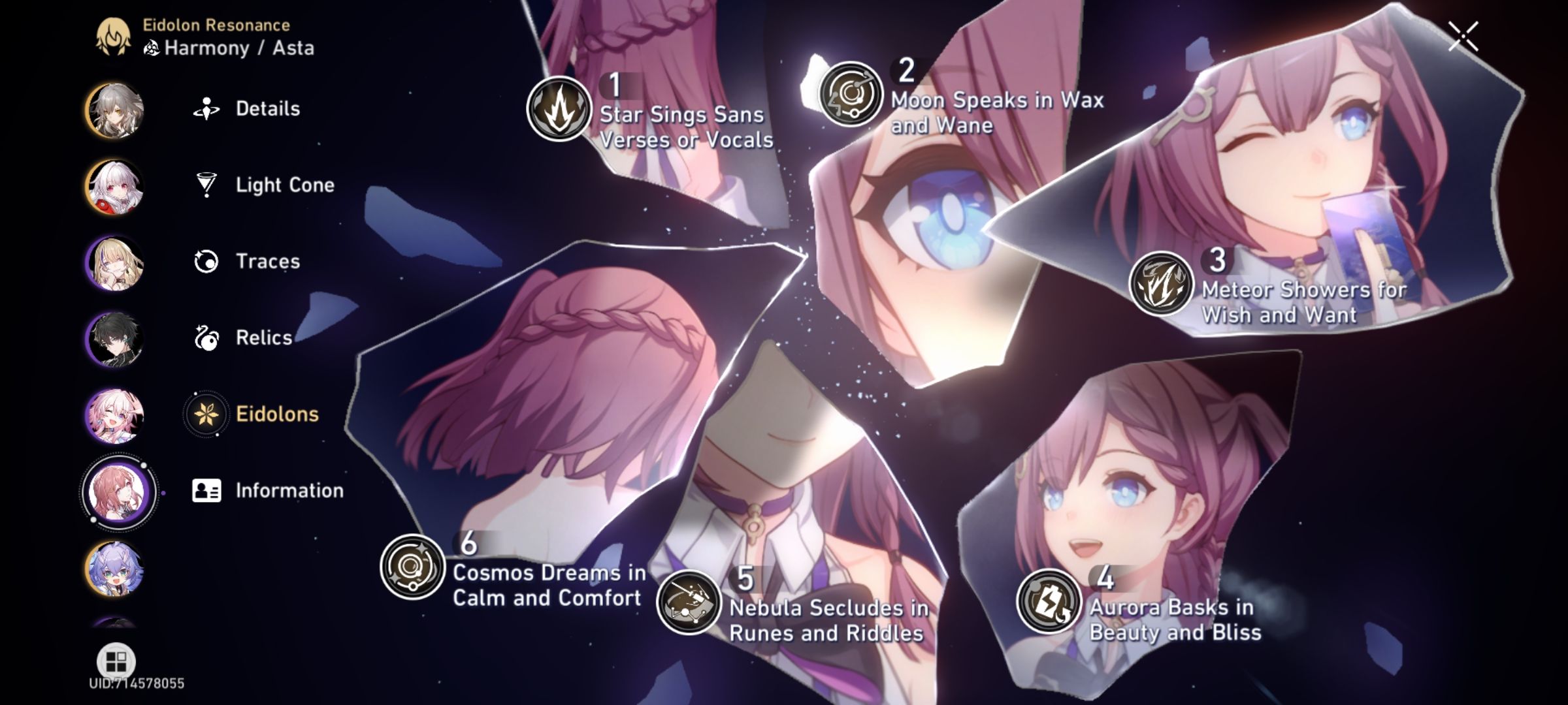 I now have E6 Asta!~ (Is she good now? :P) Honkai: Star Rail | HoYoLAB