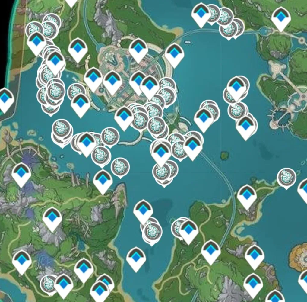 Exploration: Beryl Conch Route (Fast Read) Genshin Impact | HoYoLAB