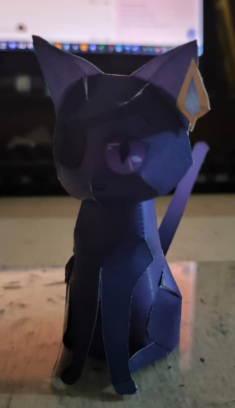 i made this cat Kaeya papercraft Genshin Impact | HoYoLAB