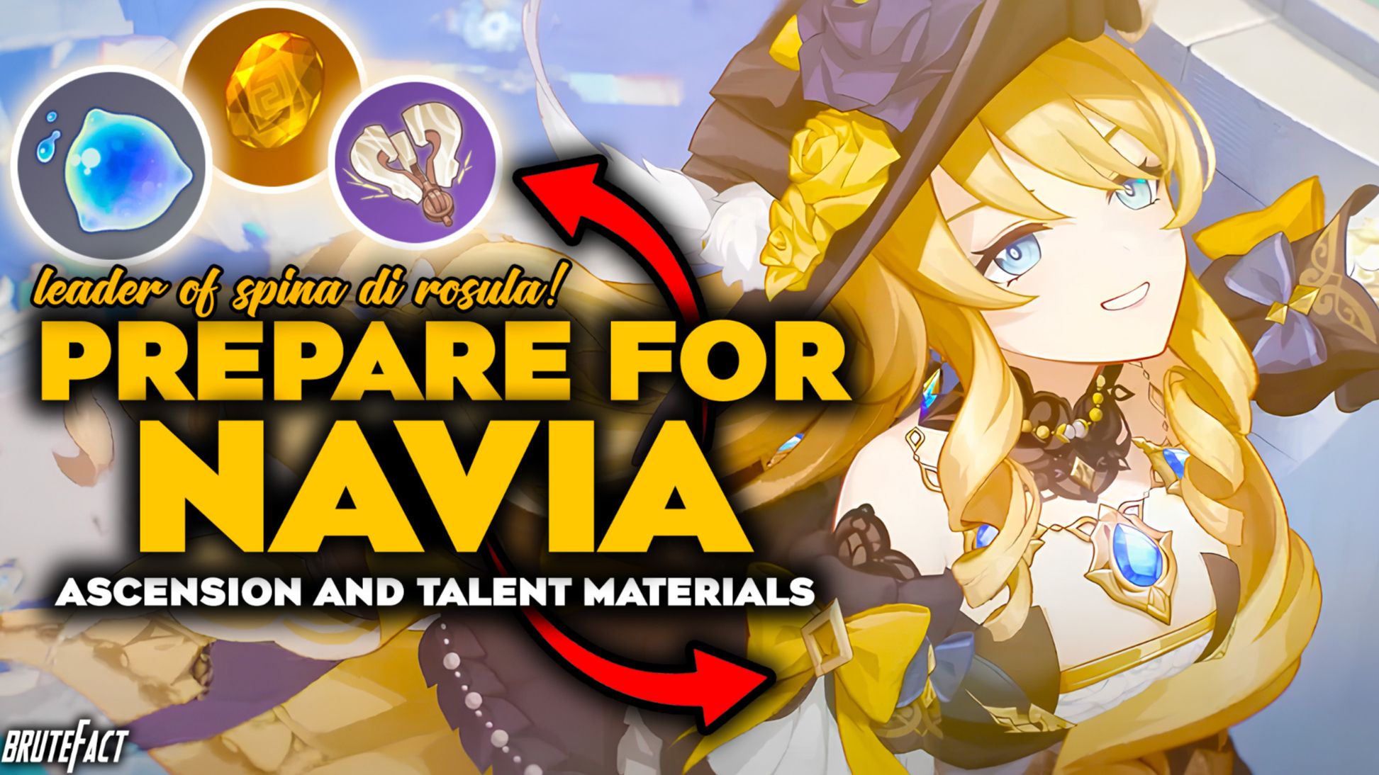 [Version 4.3] Prepare For NAVIA | Navia Ascension and Talent Materials ...