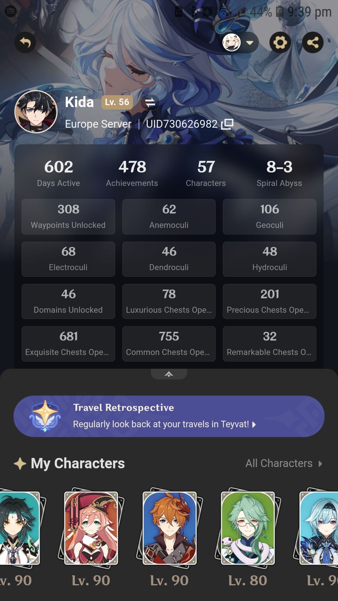 Genshin Progress Check Genshin Impact | HoYoLAB