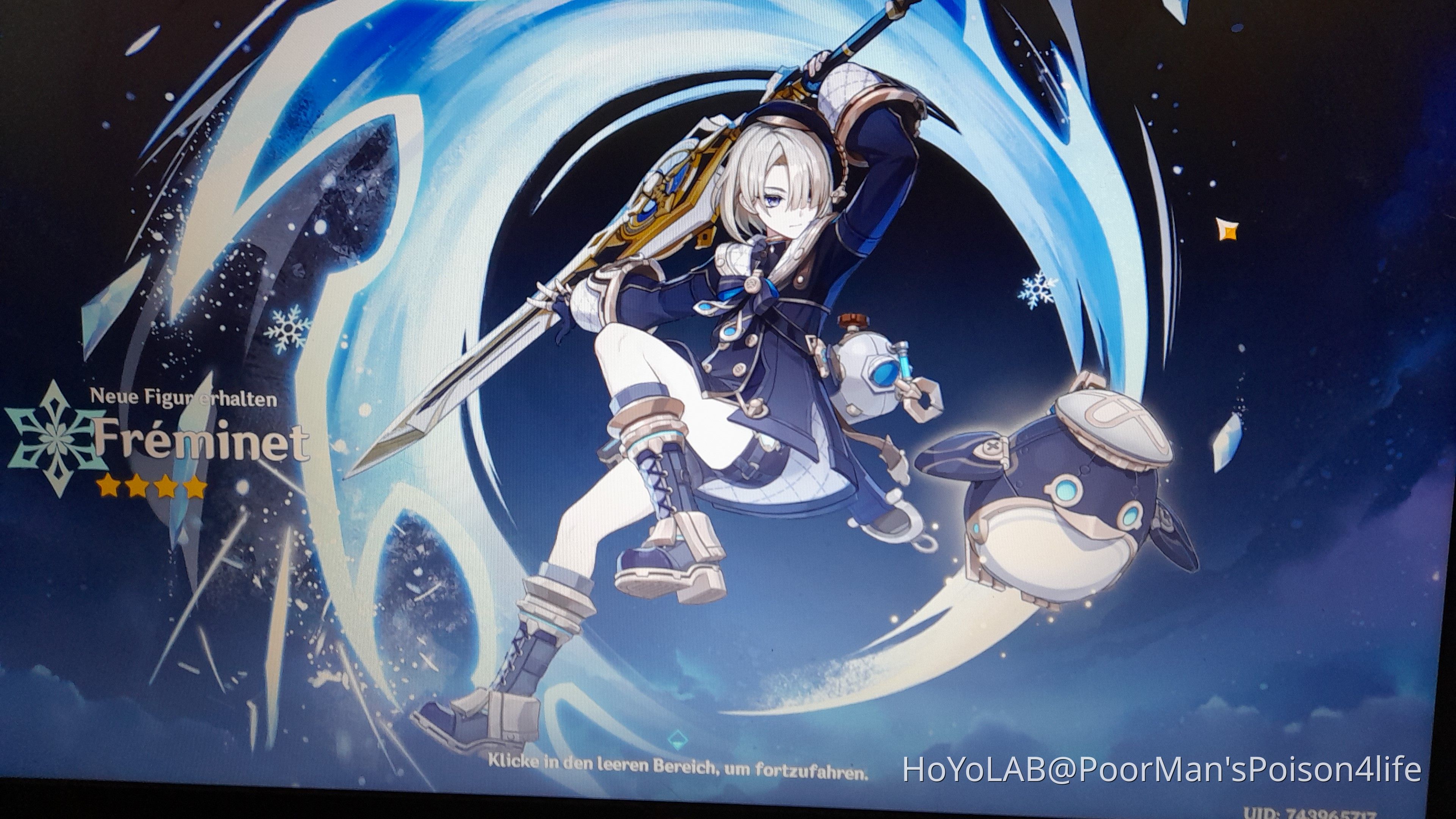 Finally got Freminet!! Genshin Impact | HoYoLAB