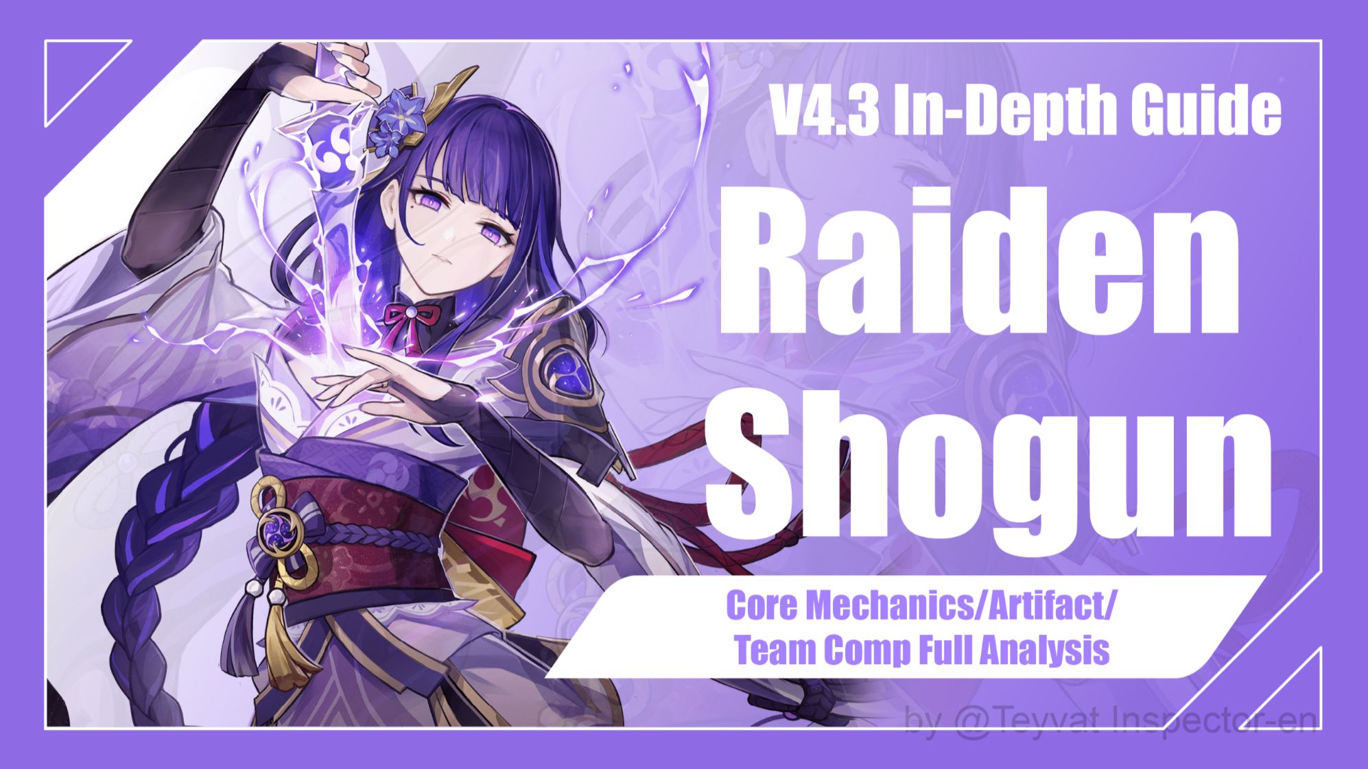 [V4.3] Raiden Shogun Advanced Guide | Mechanics & Weapon & Gear & Team ...