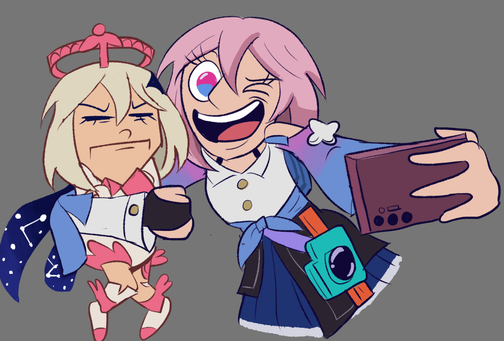 Paimon and March 7th Selfie Together Honkai: Star Rail | HoYoLAB