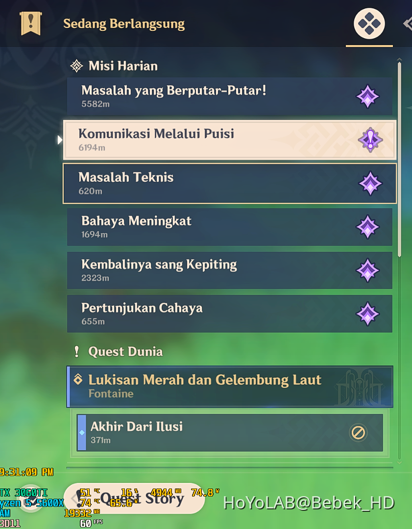 Daily Commision ?? Genshin Impact | HoYoLAB