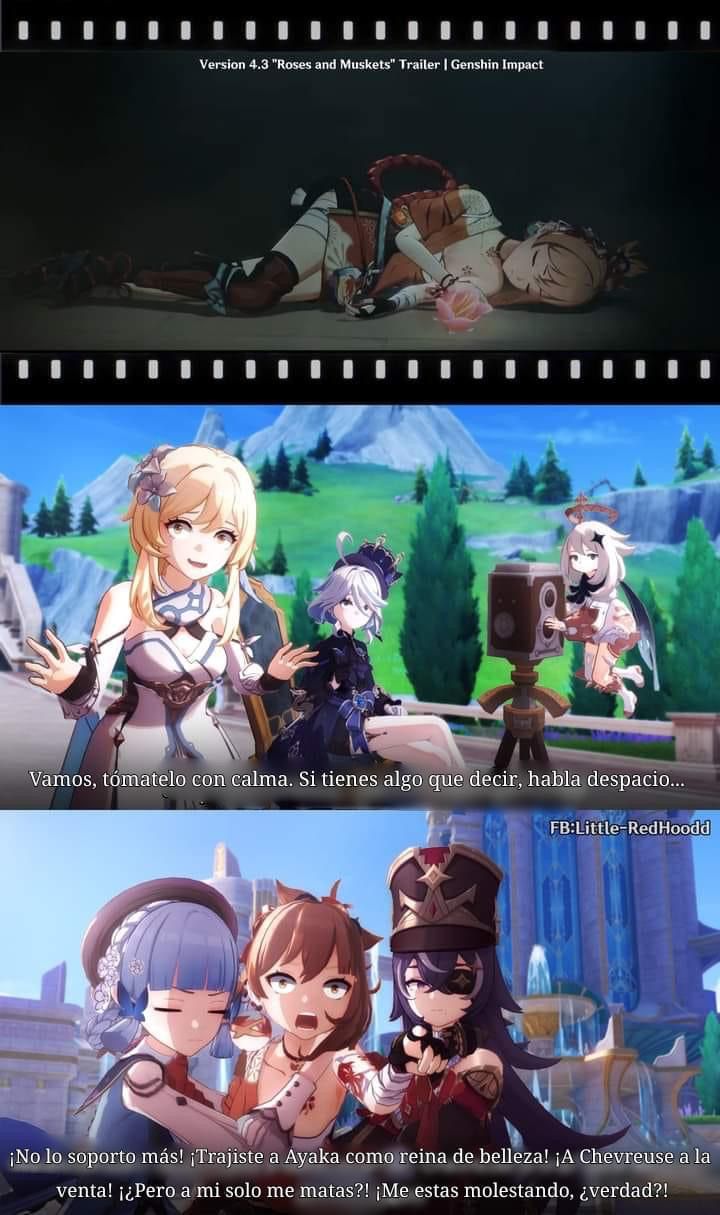 YOIMIYA !! CÁLMATE POR FAVOR!! SOLO ES UNA ESCENA 🎬 NO ES REAL!!😧 ...