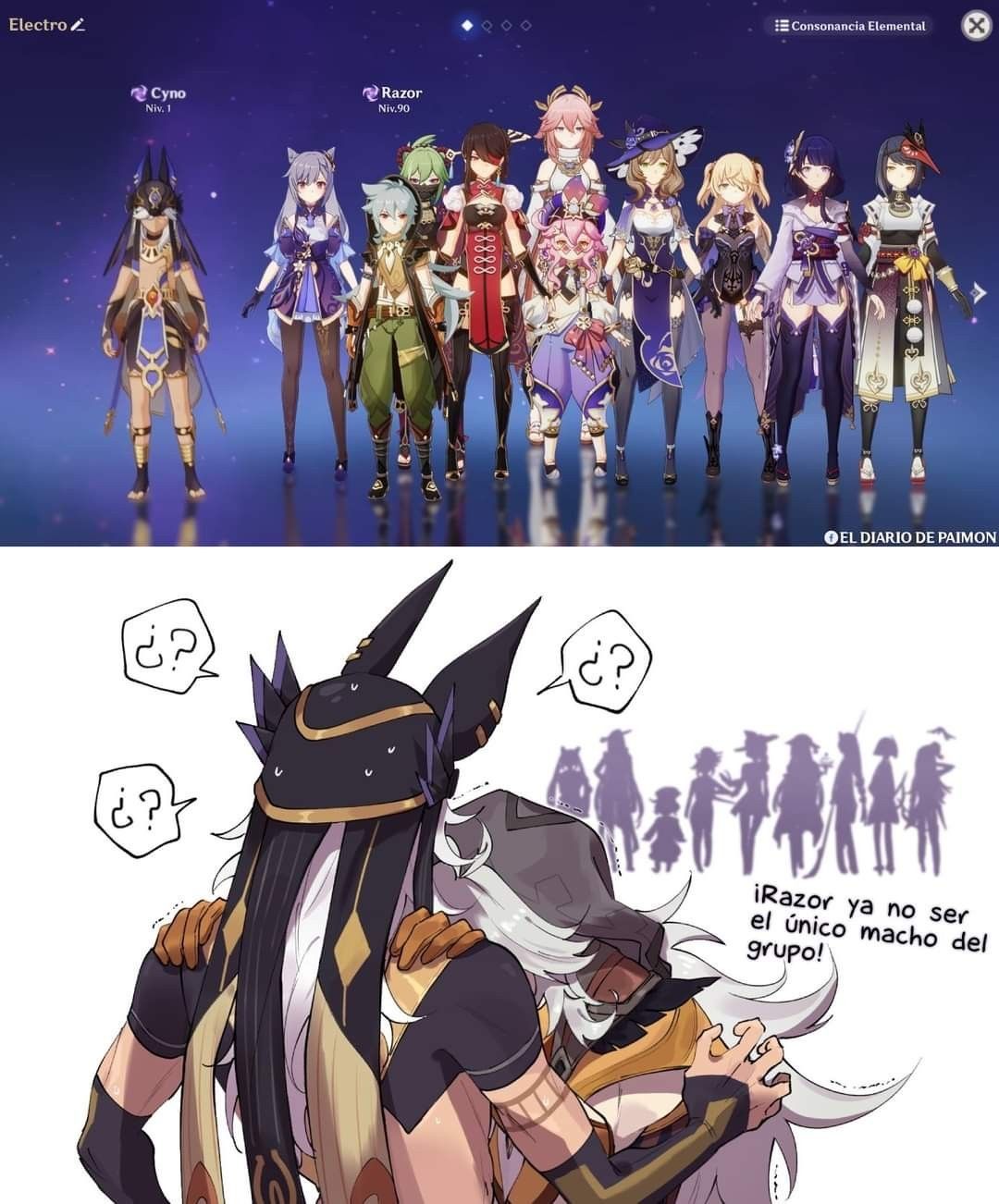 Two alpha male electro wolf and electro waifus, that’s not fair hoyo ...