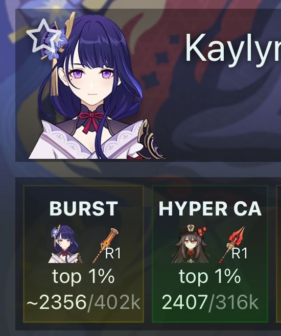 Top 1% raiden build Genshin Impact | HoYoLAB