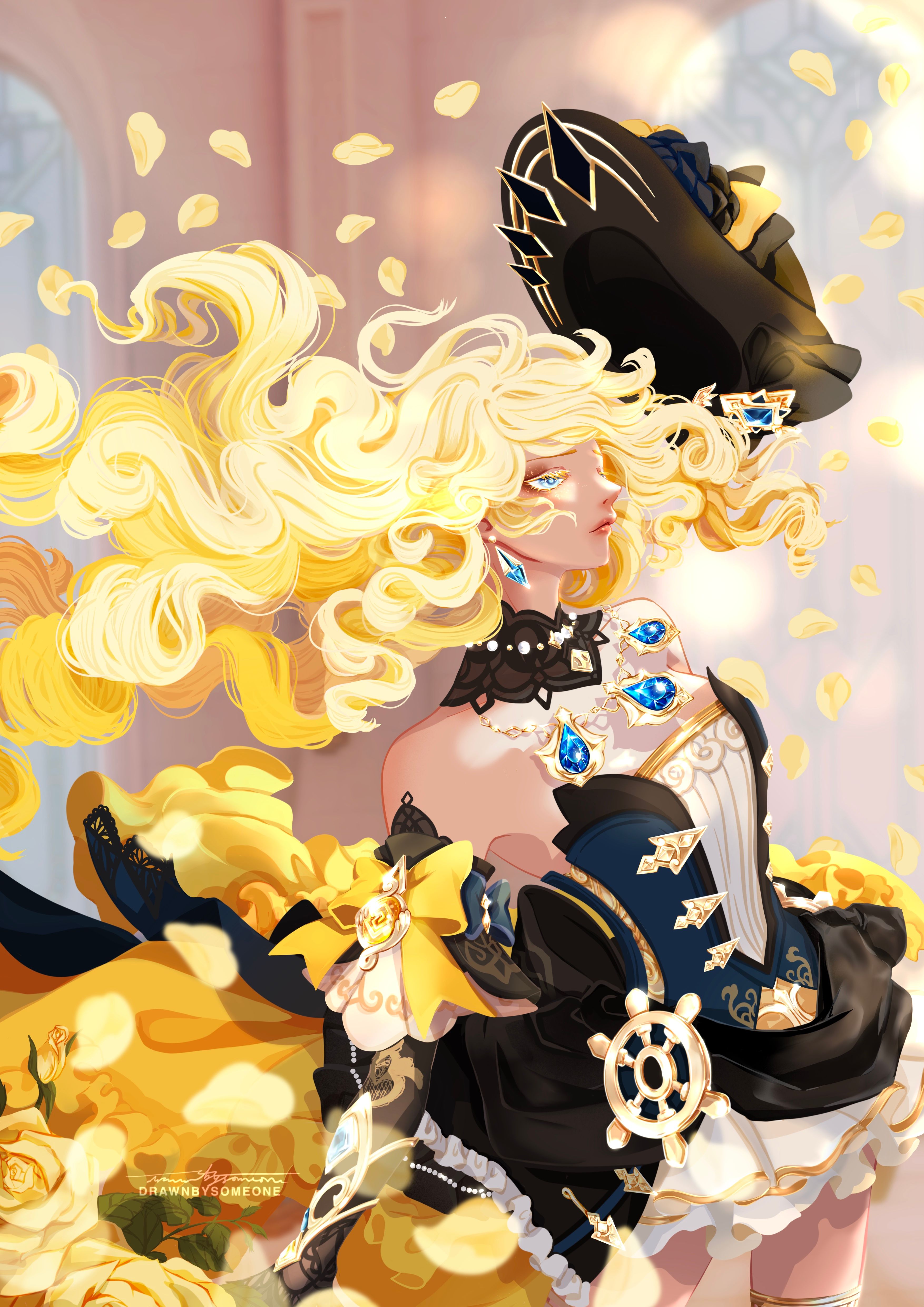 Draw Navia in my style Genshin Impact | HoYoLAB