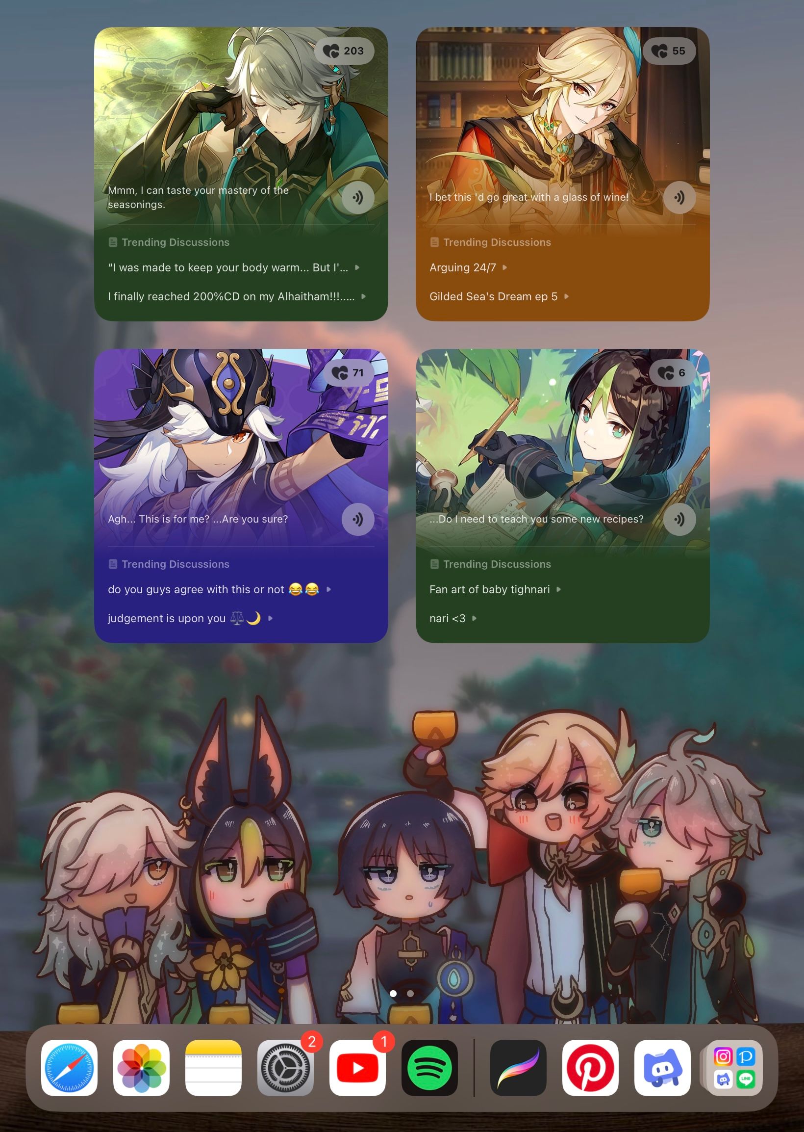 My Sumeru boys iPad’s wallpaper Genshin Impact | HoYoLAB