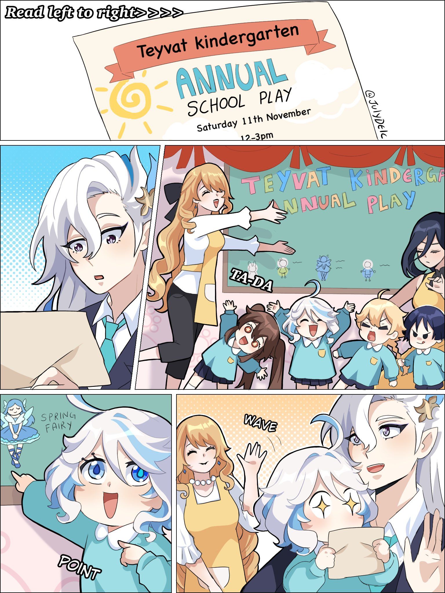 Tevyat kindergarten AU Genshin Impact | HoYoLAB