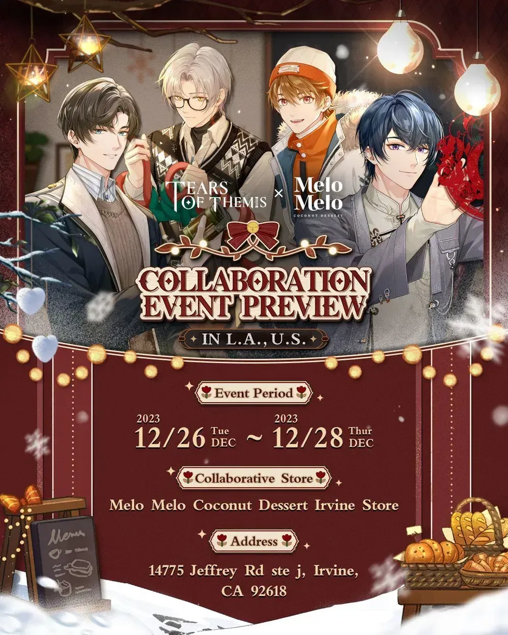 Tears of Themis X MeloMelo Collaboration Event coming soon! Tears of ...