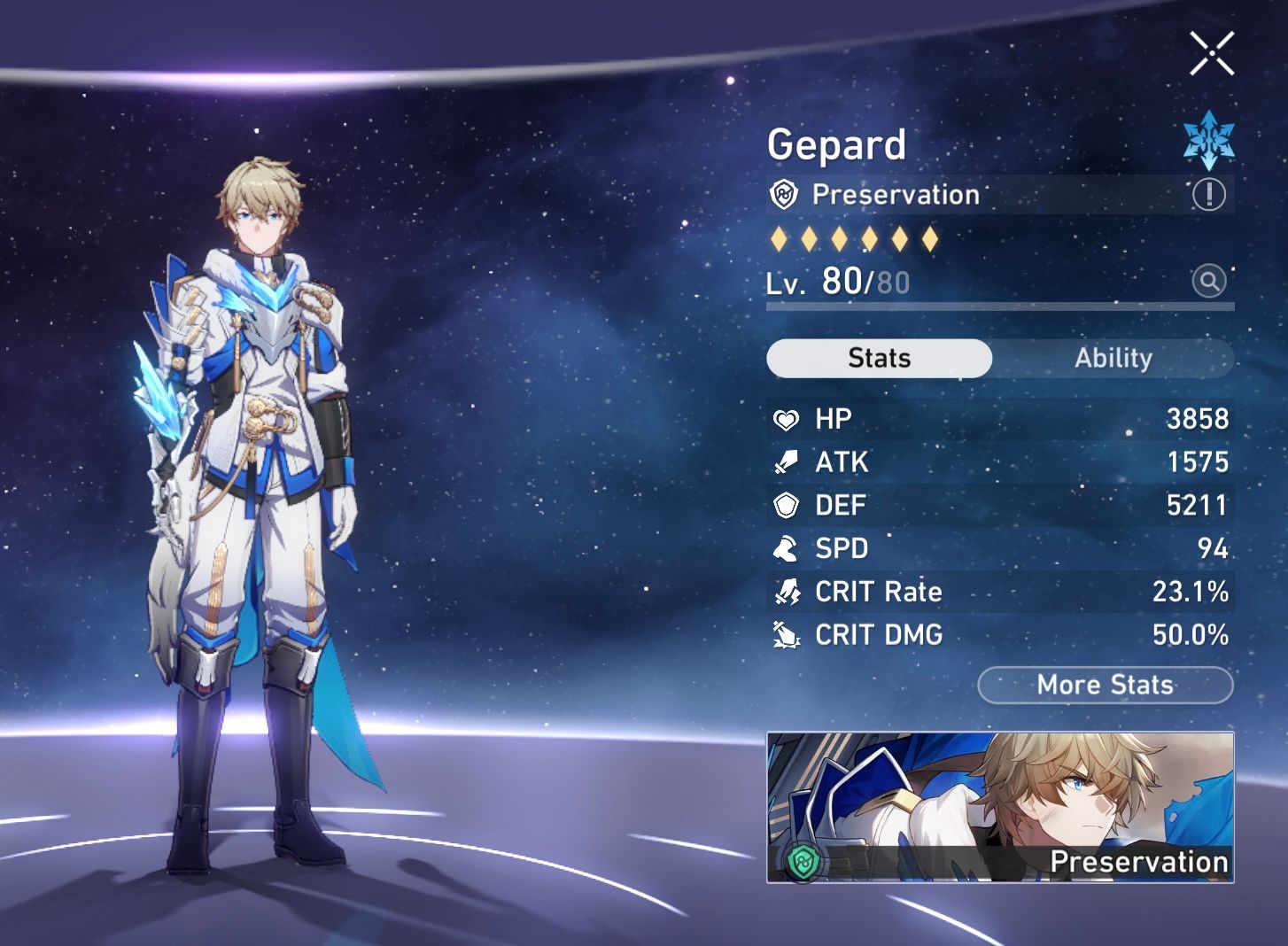 My Gepard Build Honkai: Star Rail | HoYoLAB