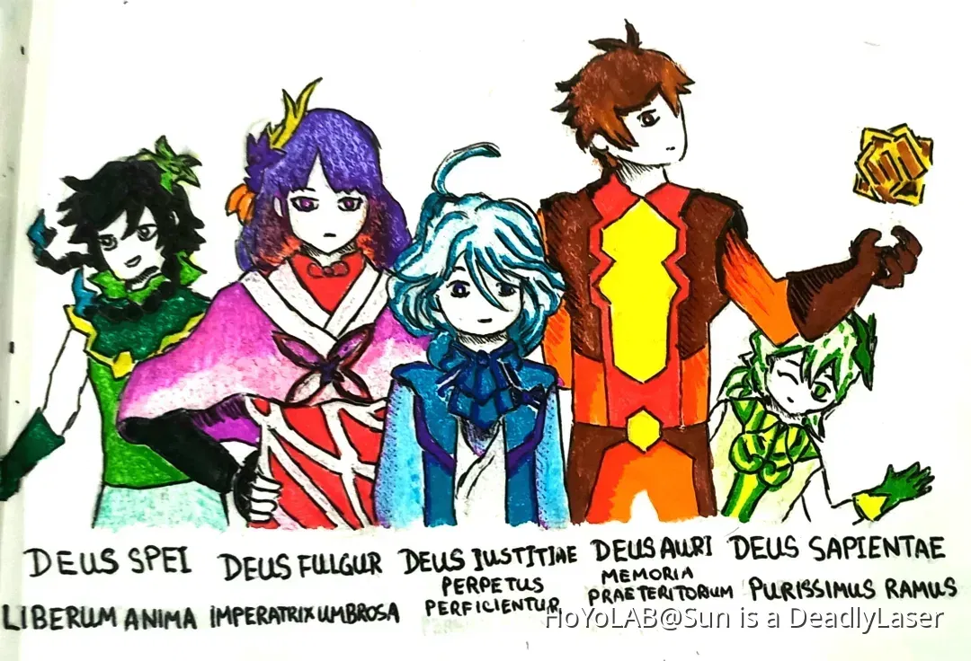 Archon Family Pic Genshin Impact | HoYoLAB