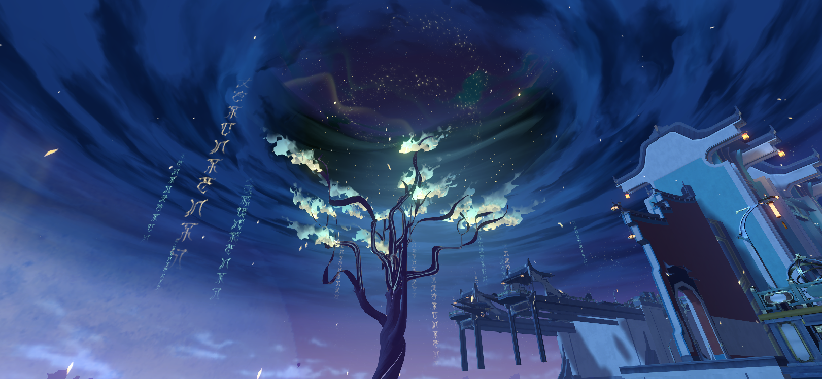 Can we just appreciate how pretty that tree is ️ ️ Honkai: Star Rail ...