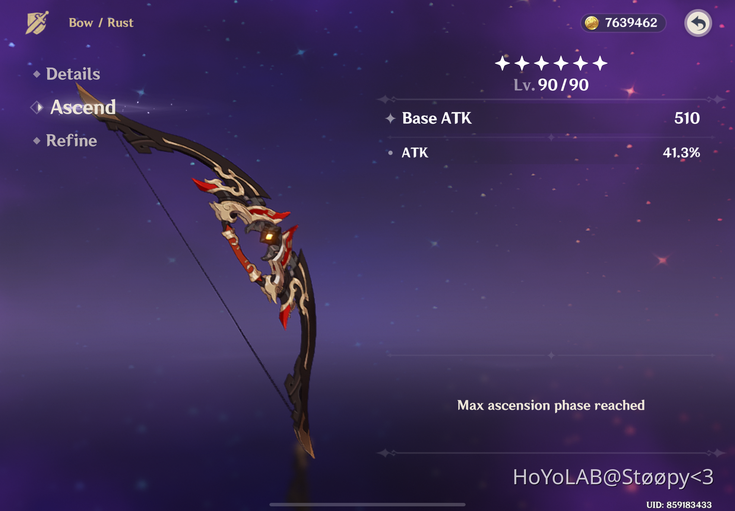 My first weapon at lv 90 Genshin Impact | HoYoLAB