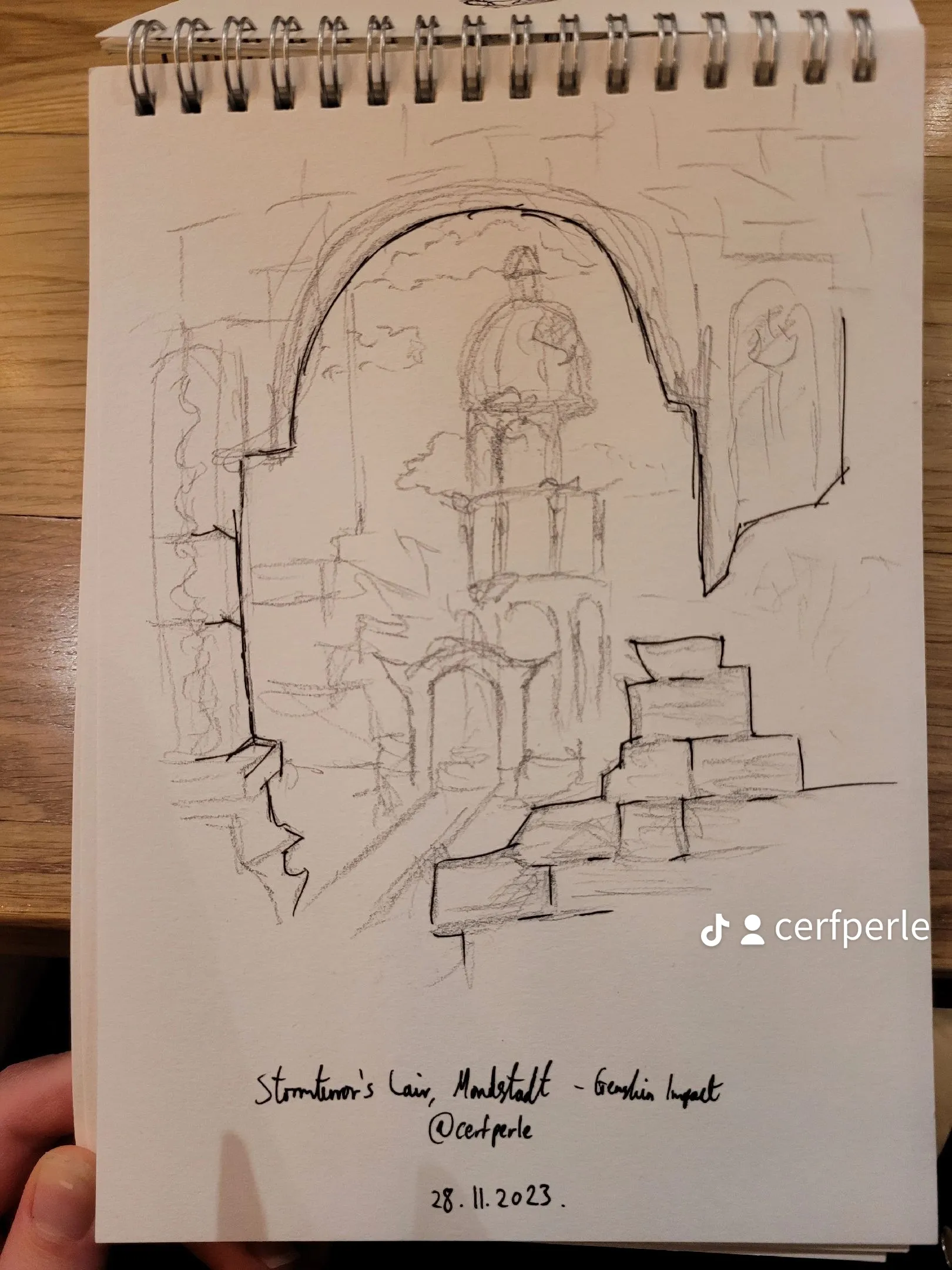 Stormterror's Lair Sketch Genshin Impact | HoYoLAB