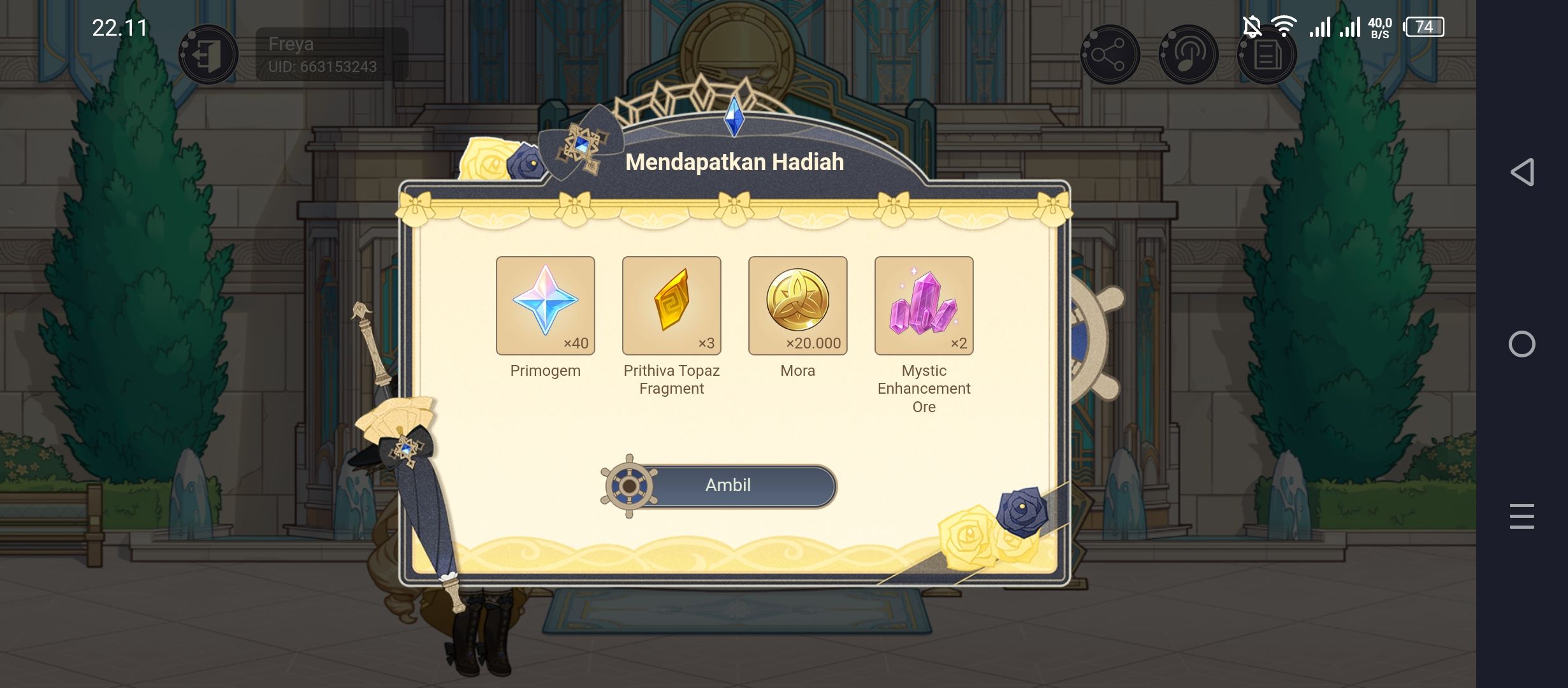 Event web navia mengadon makaron Genshin Impact | HoYoLAB